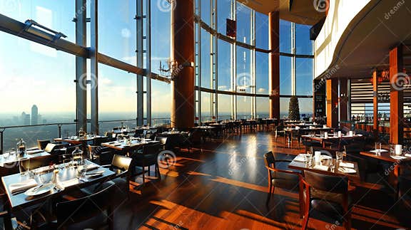 Hotel Eatery Featuring Interactive Digital Menus with Panoramic Views ...
