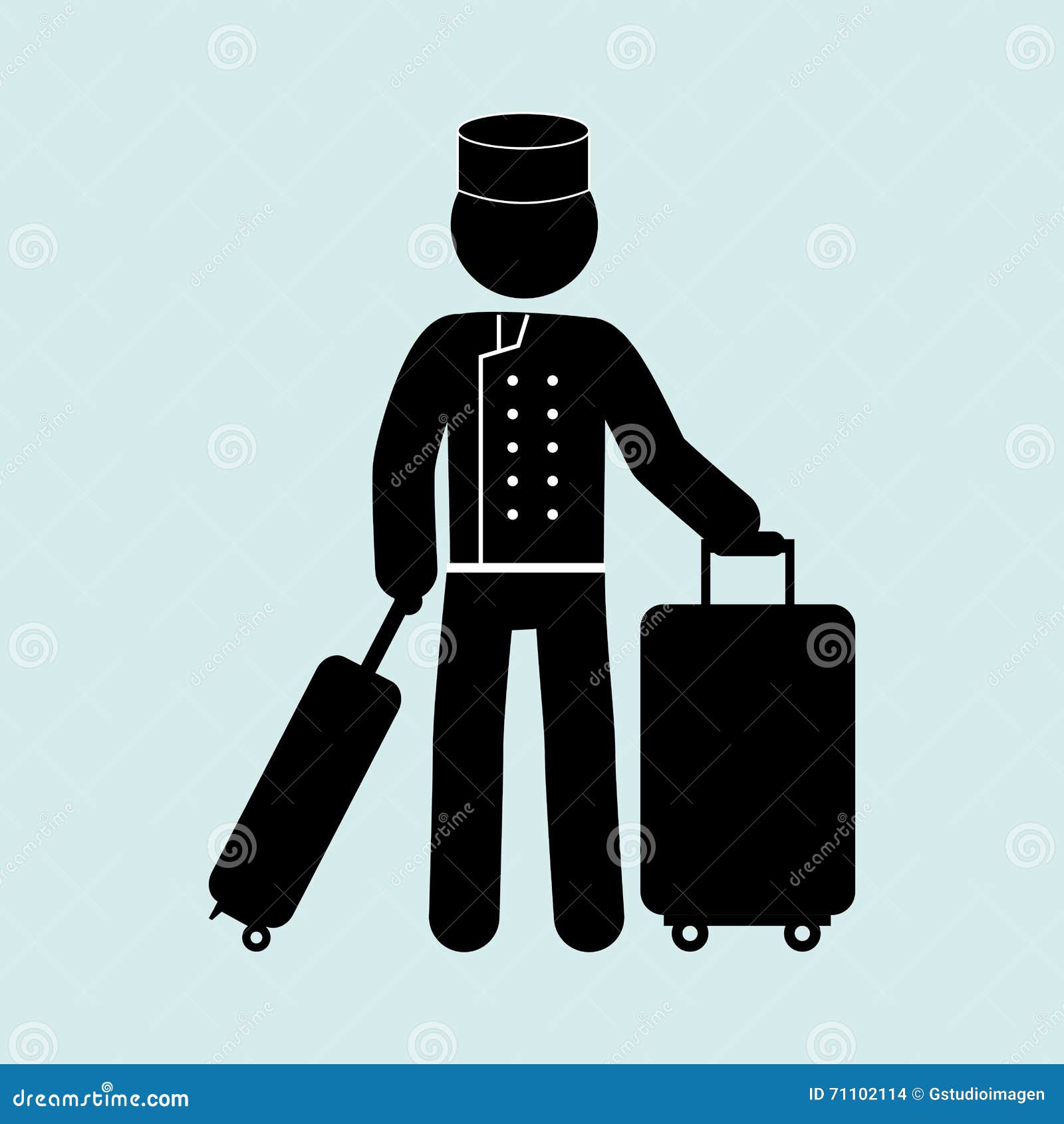 Hotel employees design stock illustration. Illustration of cartoon ...