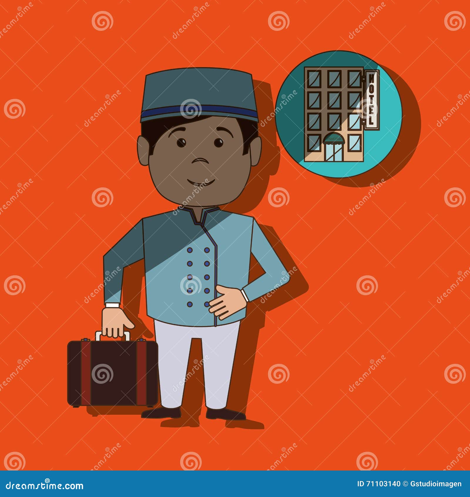 Hotel employees design stock illustration. Illustration of employment ...