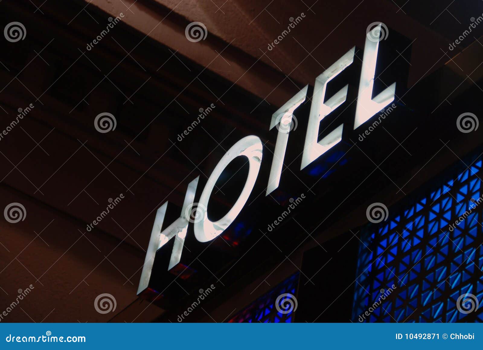Hotel entrance sign stock image. Image of building, hotel - 10492871