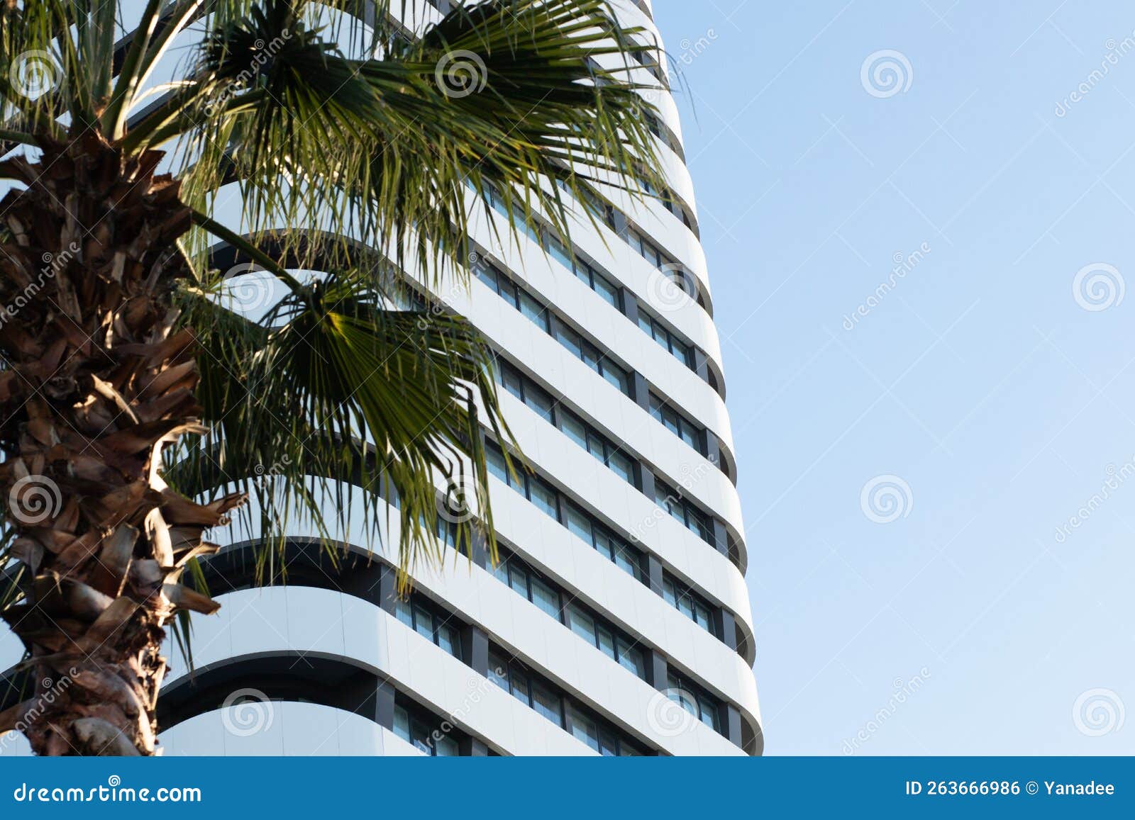 Hotel Exterior, Facade of a Modern Building, Urban Architecture Stock ...