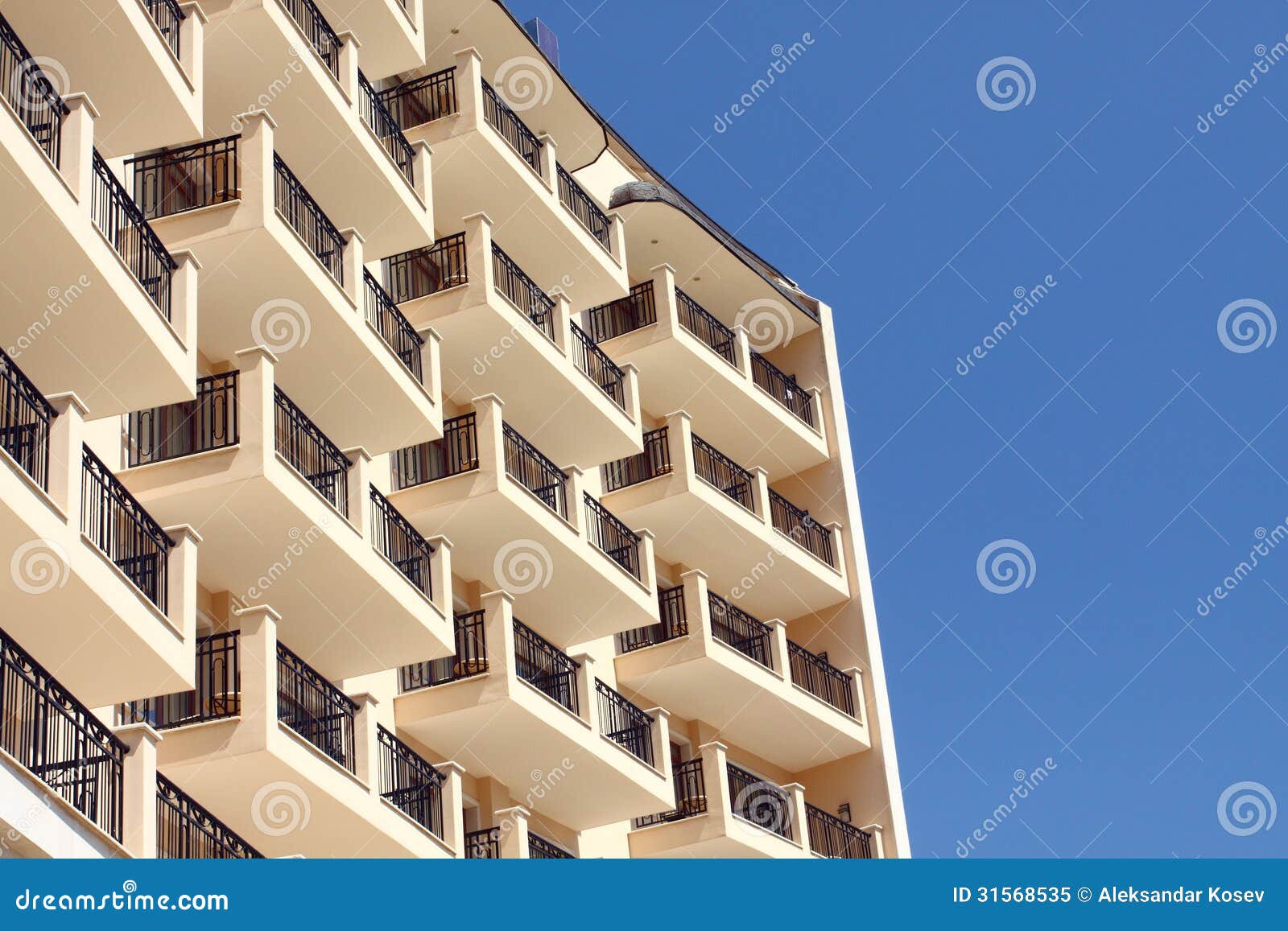 Hotel facade stock image. Image of vacations, city, hotel - 31568535