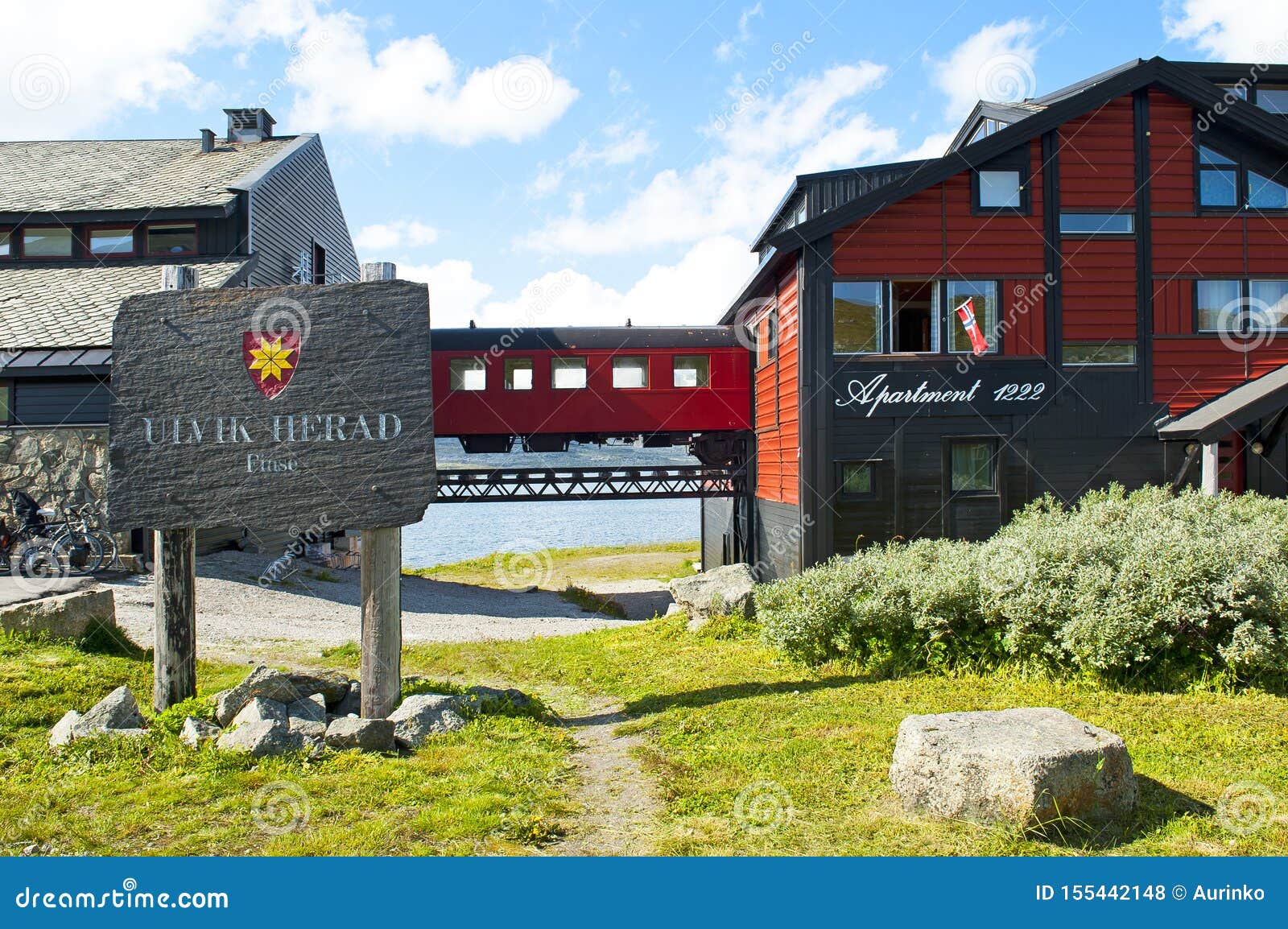 Hotel Finse 1222 Em Finse, Noruega Foto de Stock Editorial - Imagem de ...