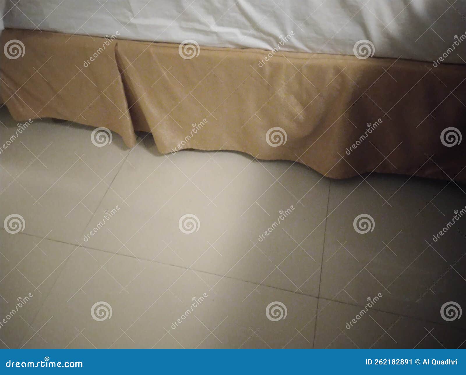 Hotel floor Under the bed stock image. Image of scare - 262182891