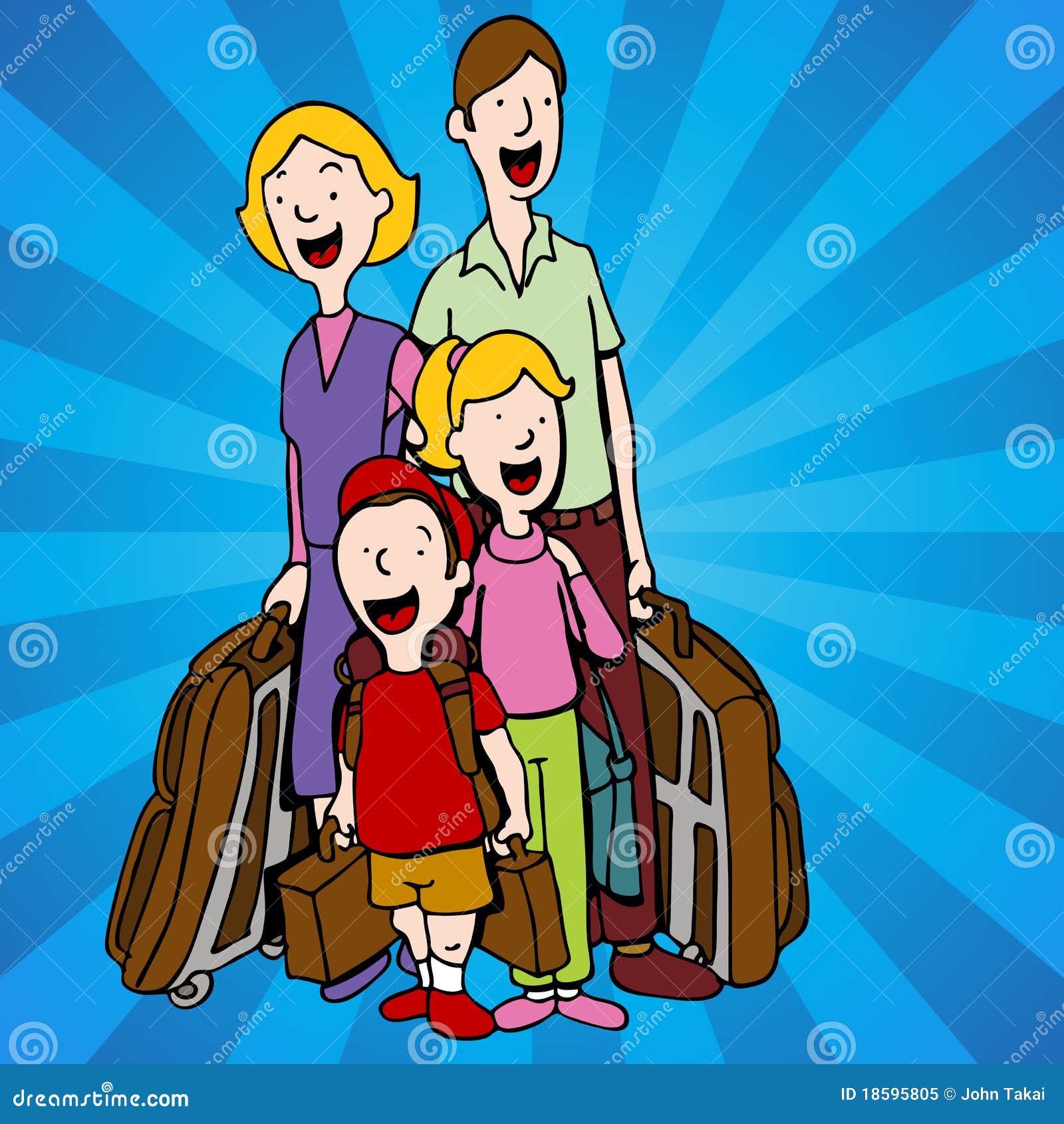 Hotel Guests stock vector. Illustration of hotel, daughter - 18595805