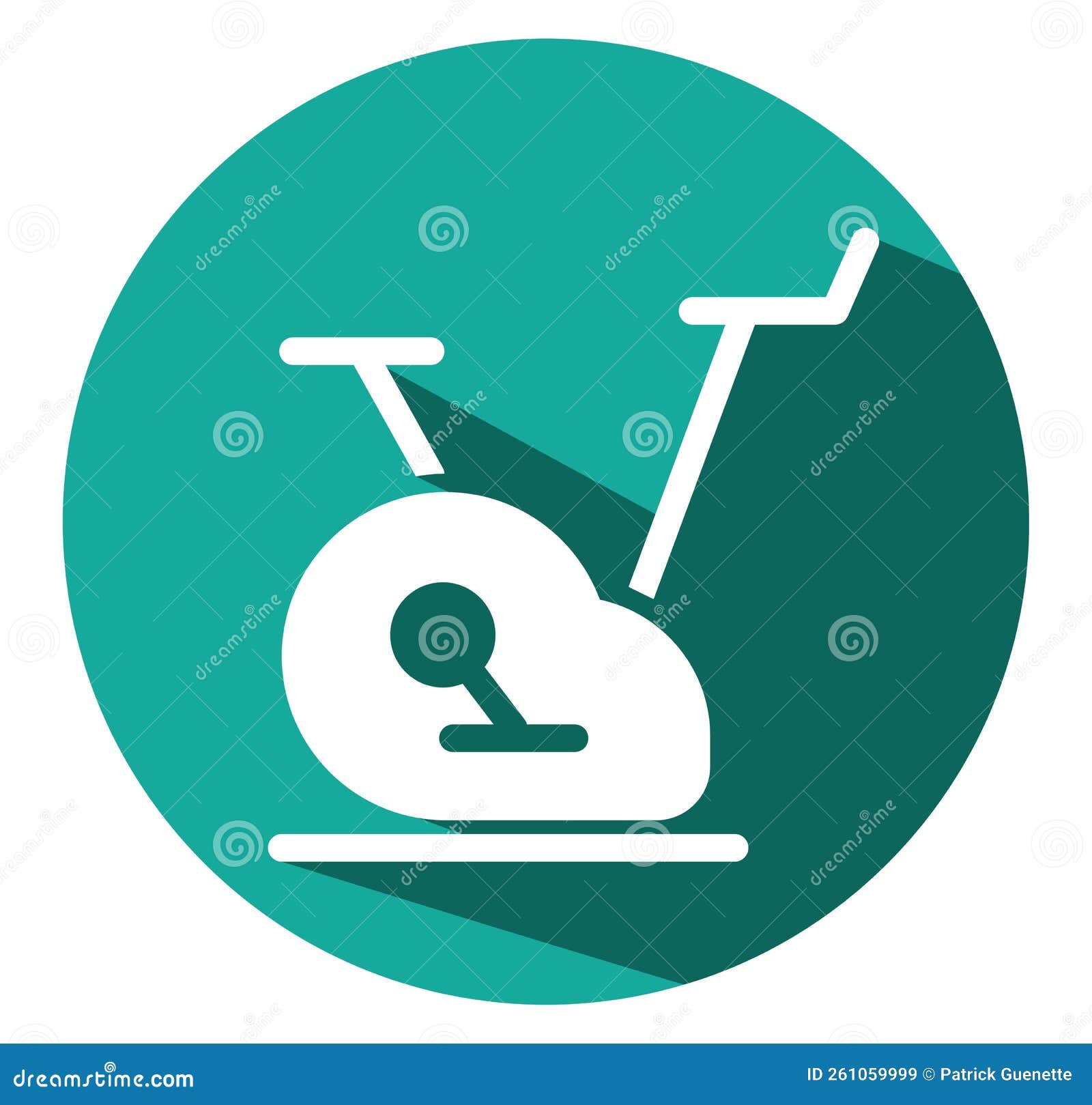 Hotel gym, icon stock vector. Illustration of icon, textile - 261059999