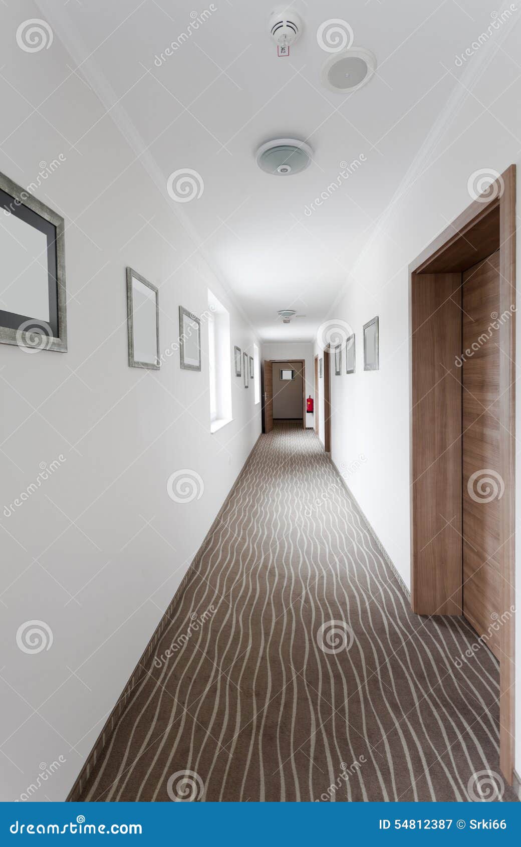 Hotel hallway stock image. Image of entrance, interior - 54812387