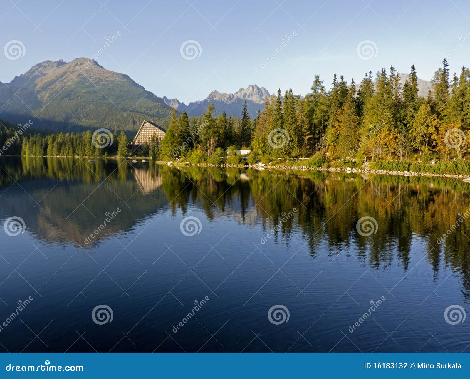 Hotel in the High Tatras stock photo. Image of slovakia - 16183132
