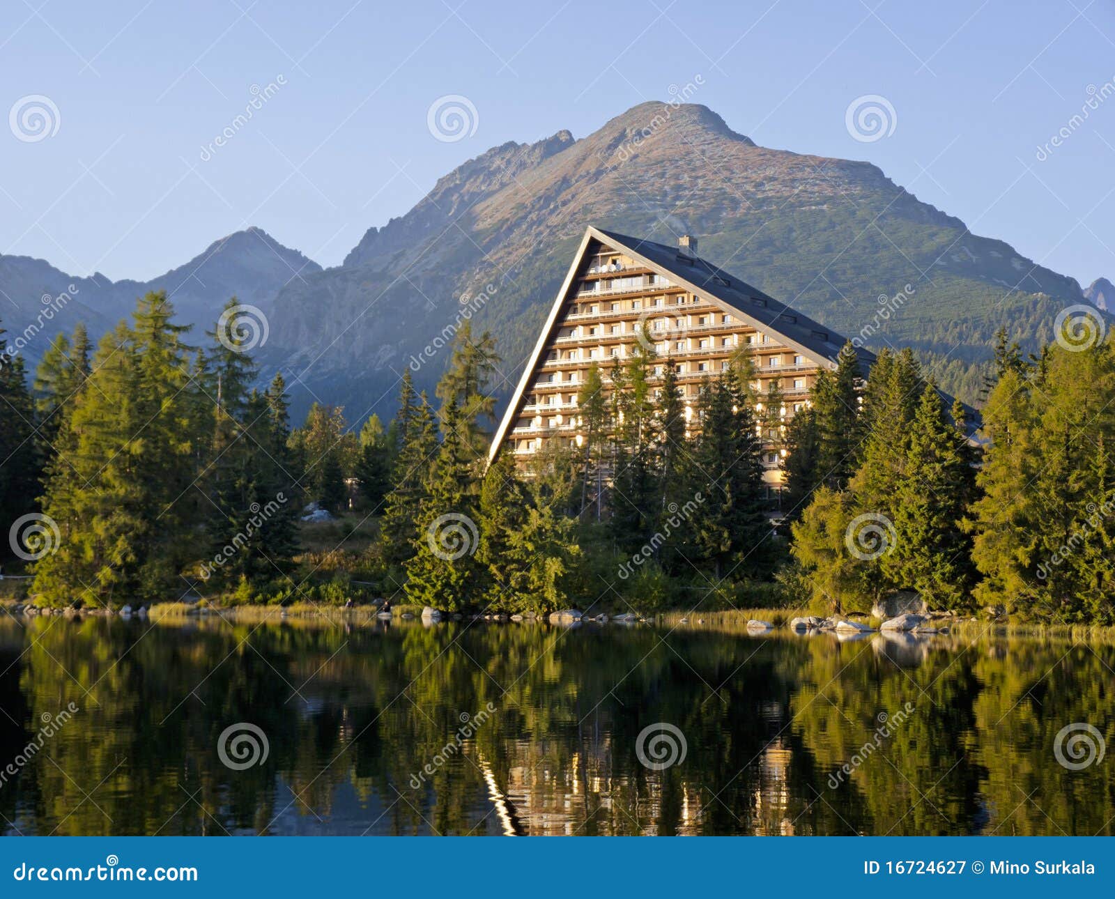 Hotel in the High Tatras stock image. Image of holiday - 16724627