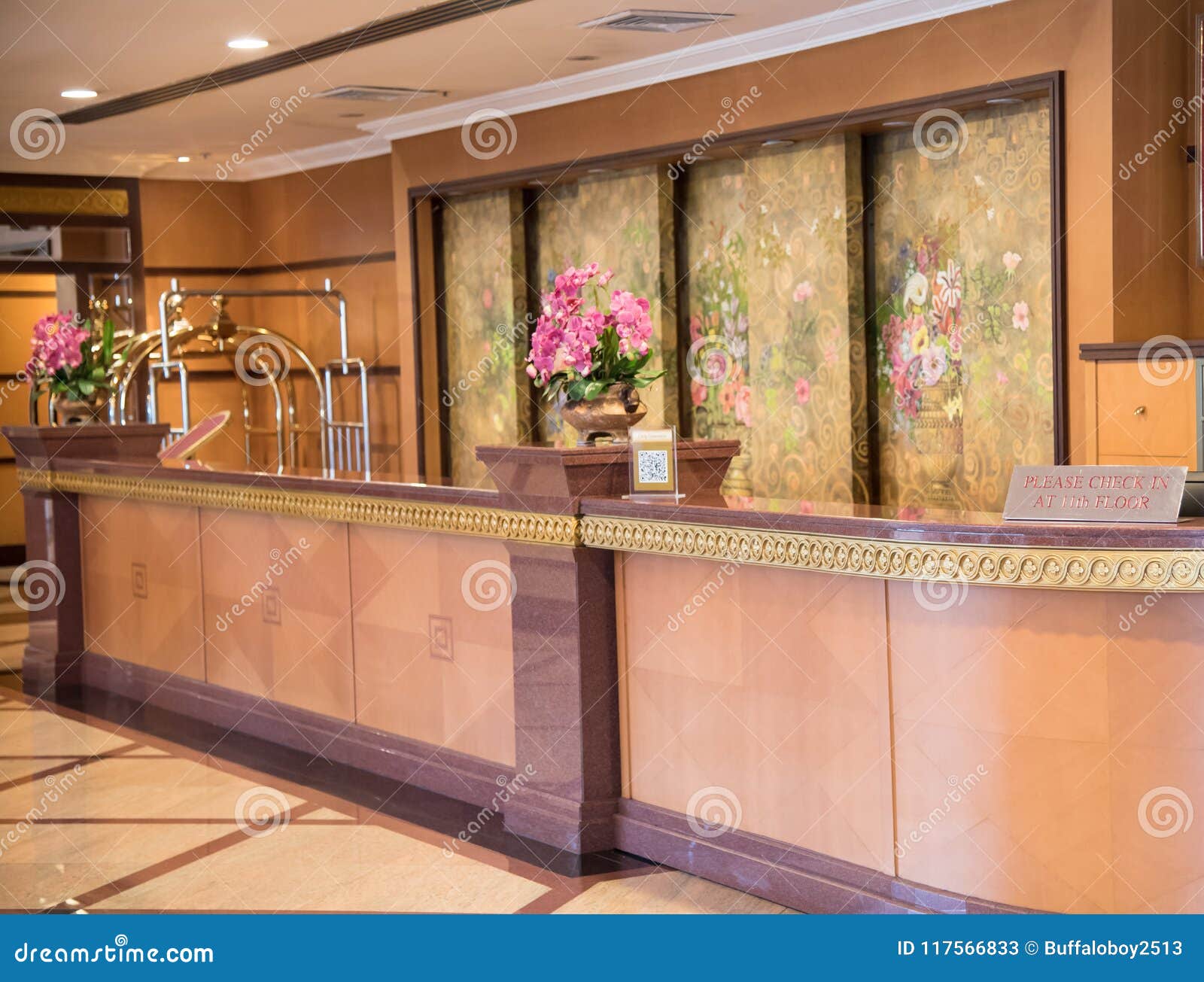 Hotel information counter stock image. Image of reception - 117566833