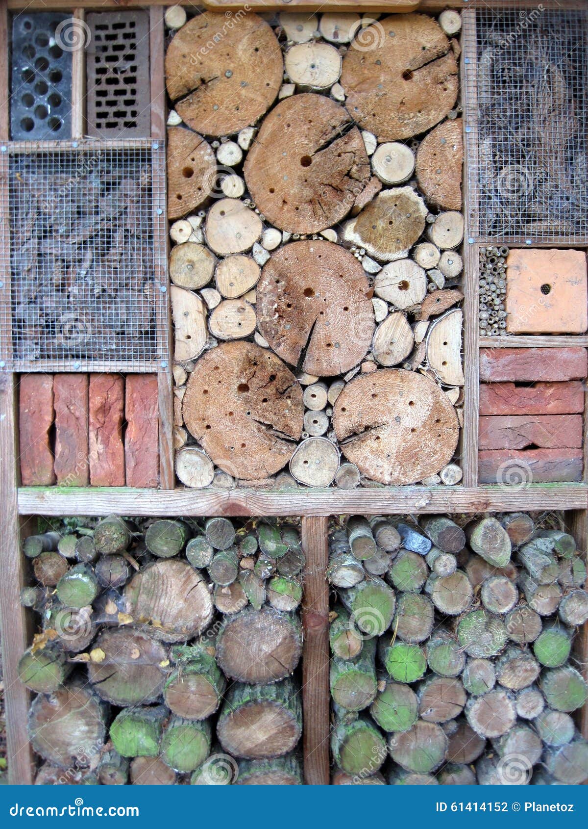 Insect Hotel. wood stock photo. Image of home, beautiful - 61414152