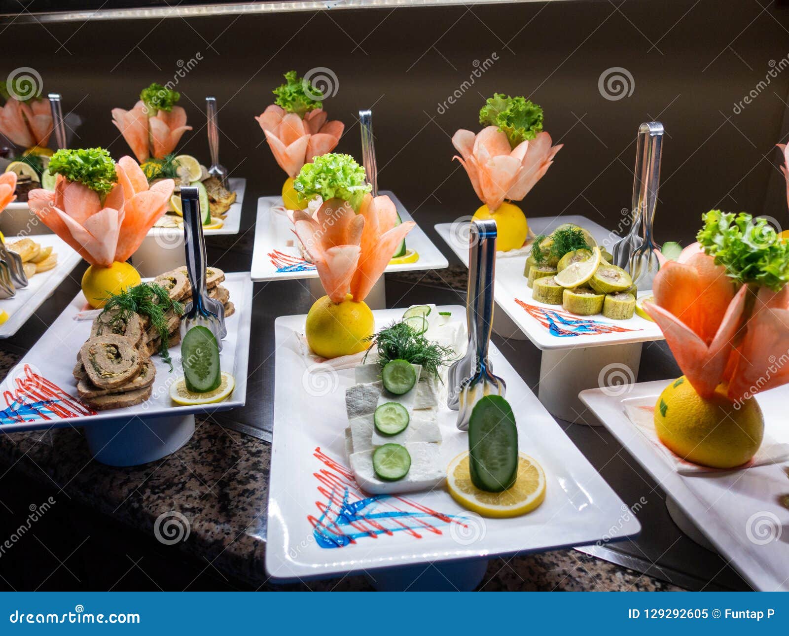 Hotel Interior, Buffet Table, Dessert, All Inclusive Stock Image ...