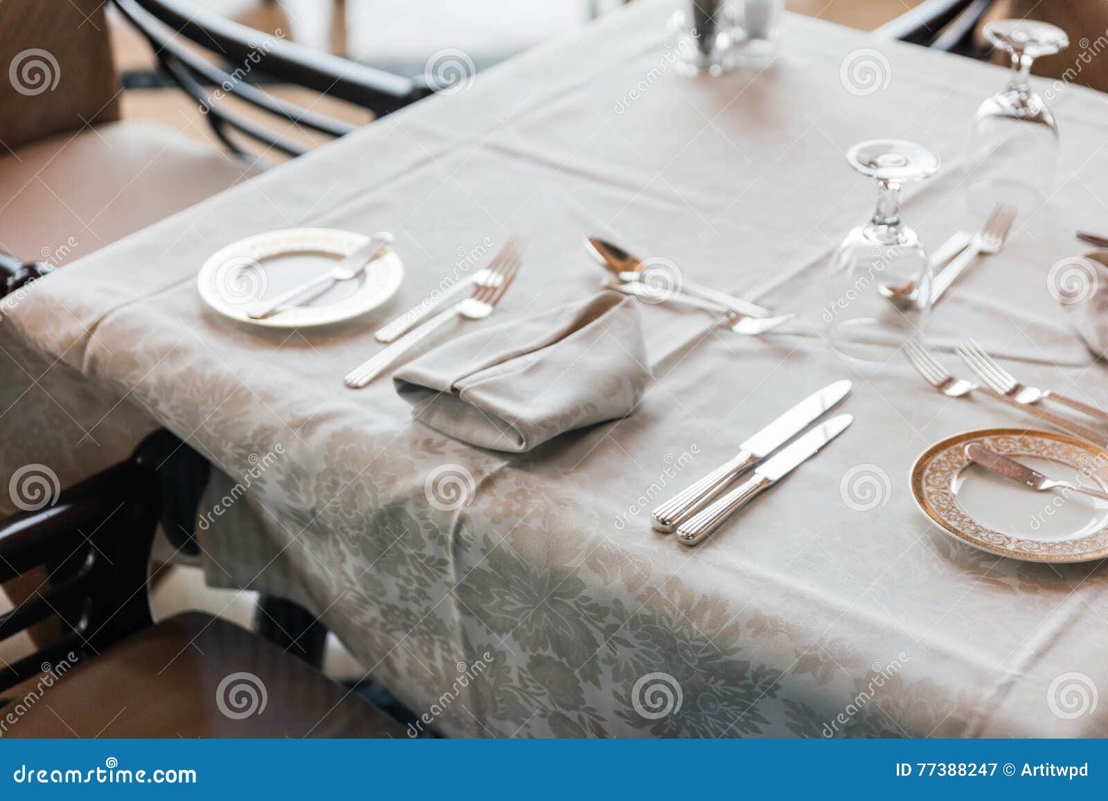 Hotel International Buffet Lunch Table Set Stock Image - Image of fancy ...