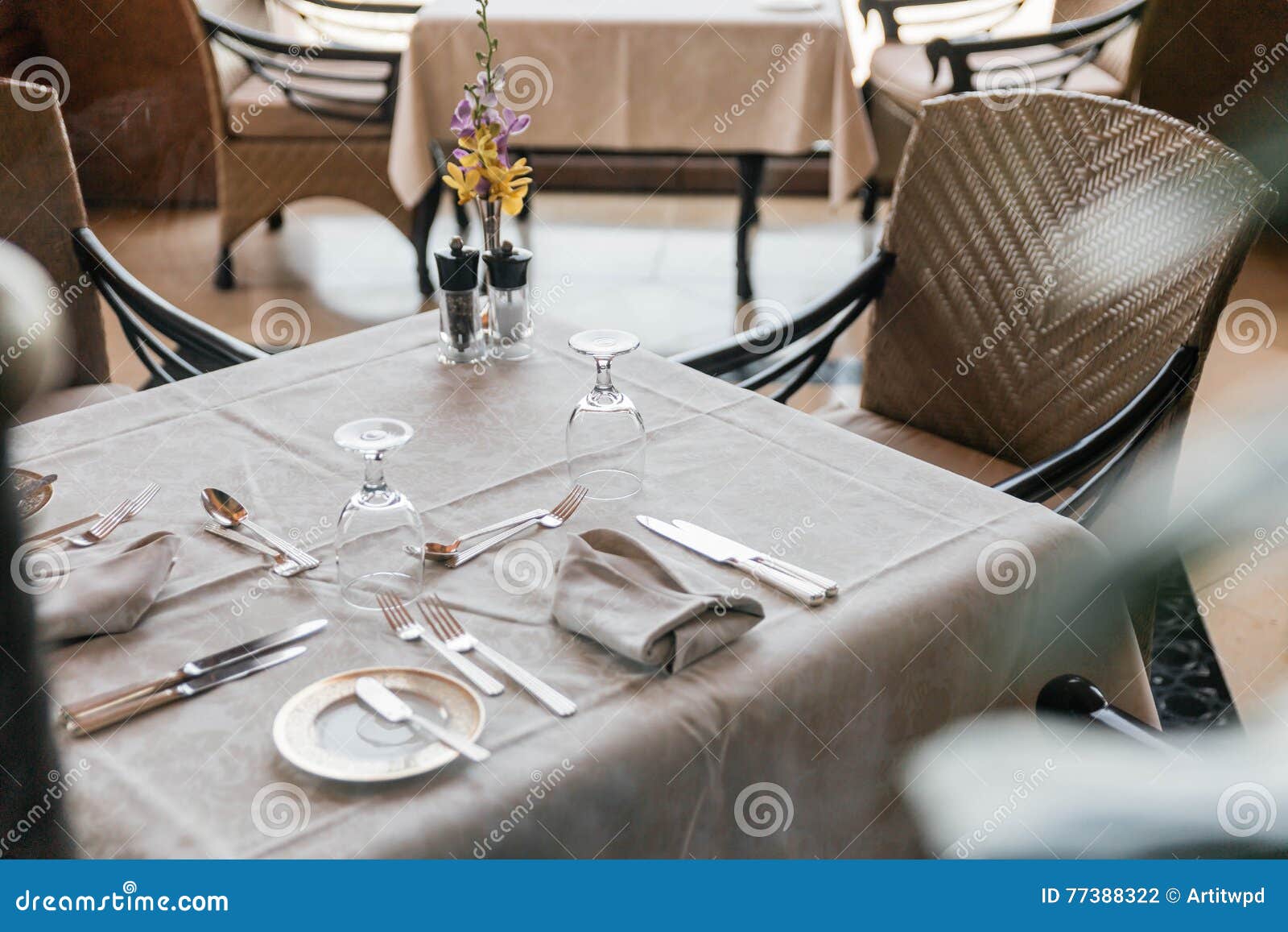 Hotel International Buffet Lunch Table Set Stock Photo - Image of fancy ...