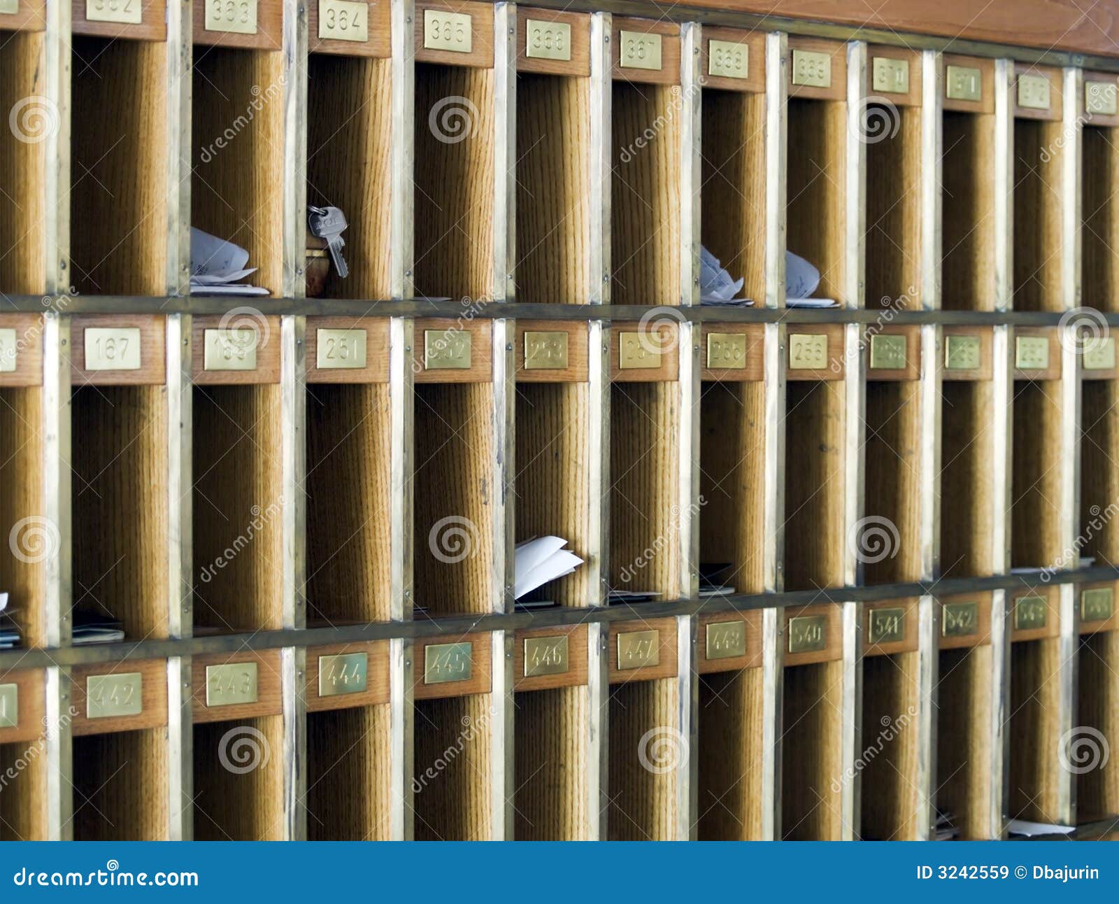 Hotel key boxes stock image. Image of hotel, perspective - 3242559