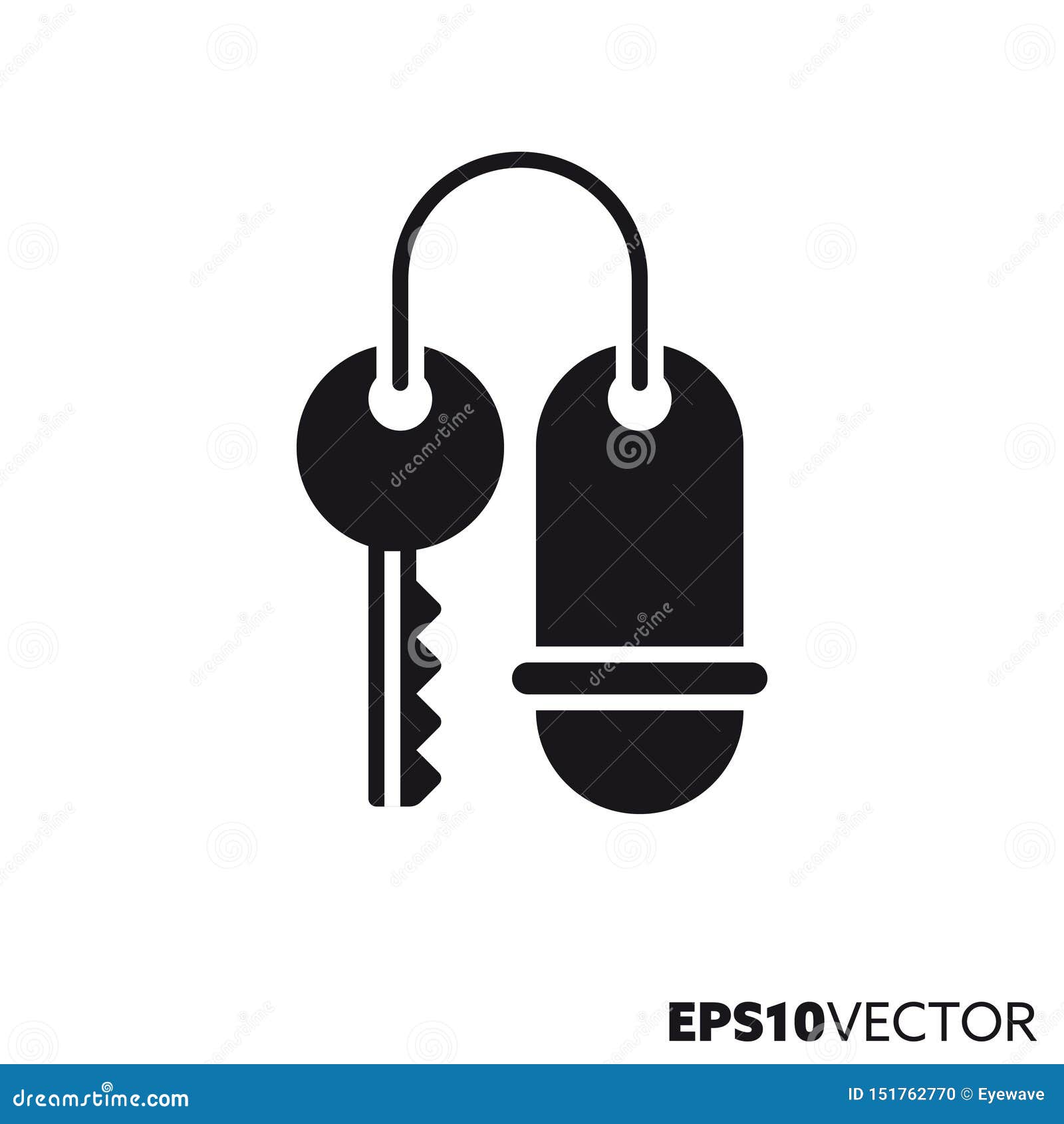 Hotel Key Vector Glyph Icon Stock Vector - Illustration of isolated ...