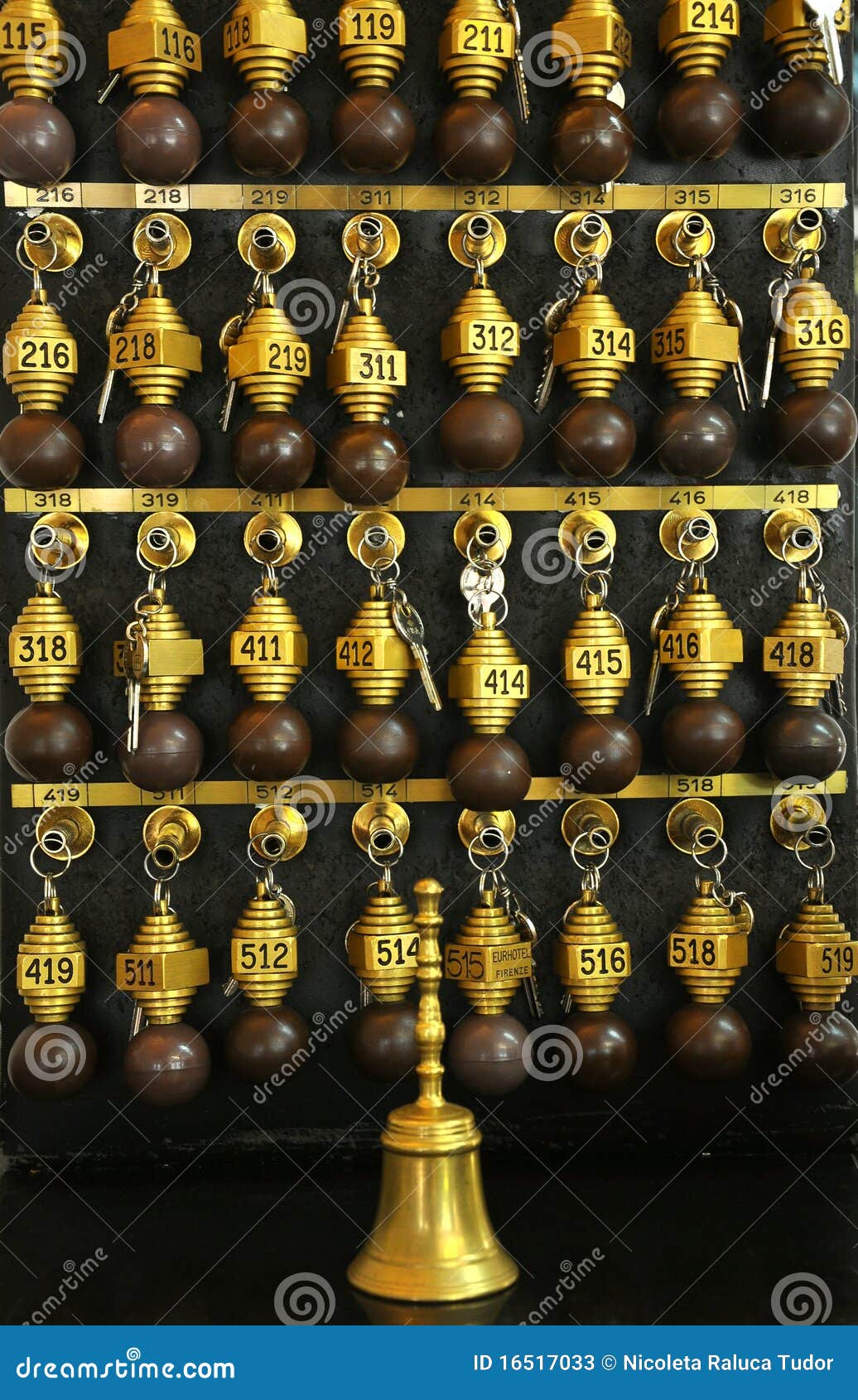 Hotel Keys At Reception Stock Image | CartoonDealer.com #37468765