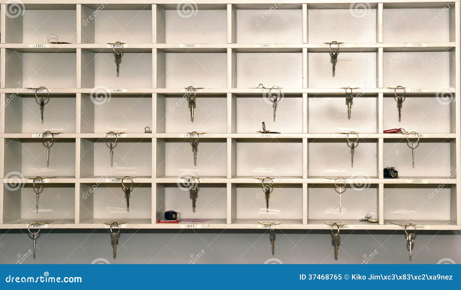 Hotel Keys At Reception Stock Image | CartoonDealer.com #37468765