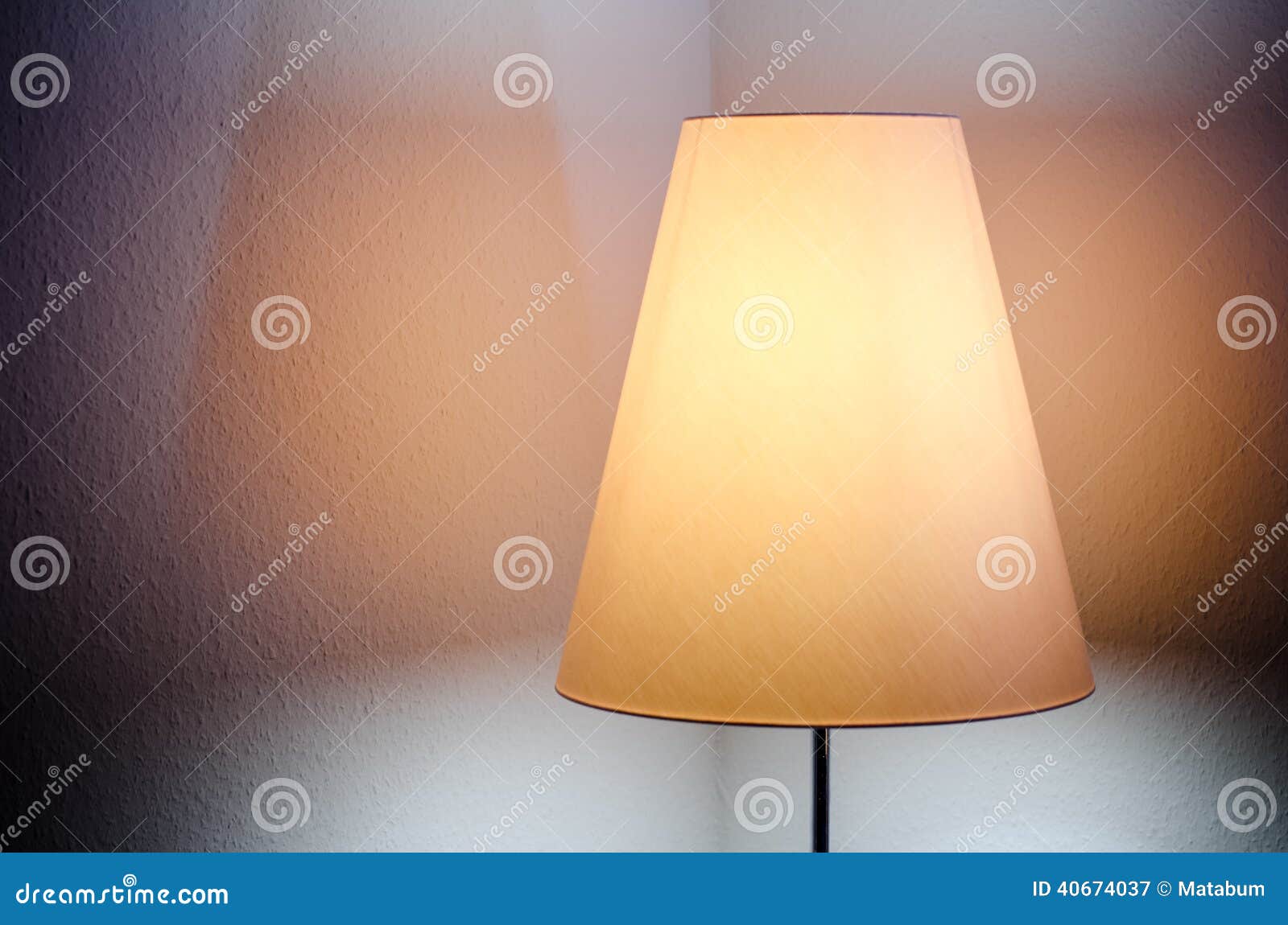 Hotel lamp stock image. Image of orange, modern, wall - 40674037