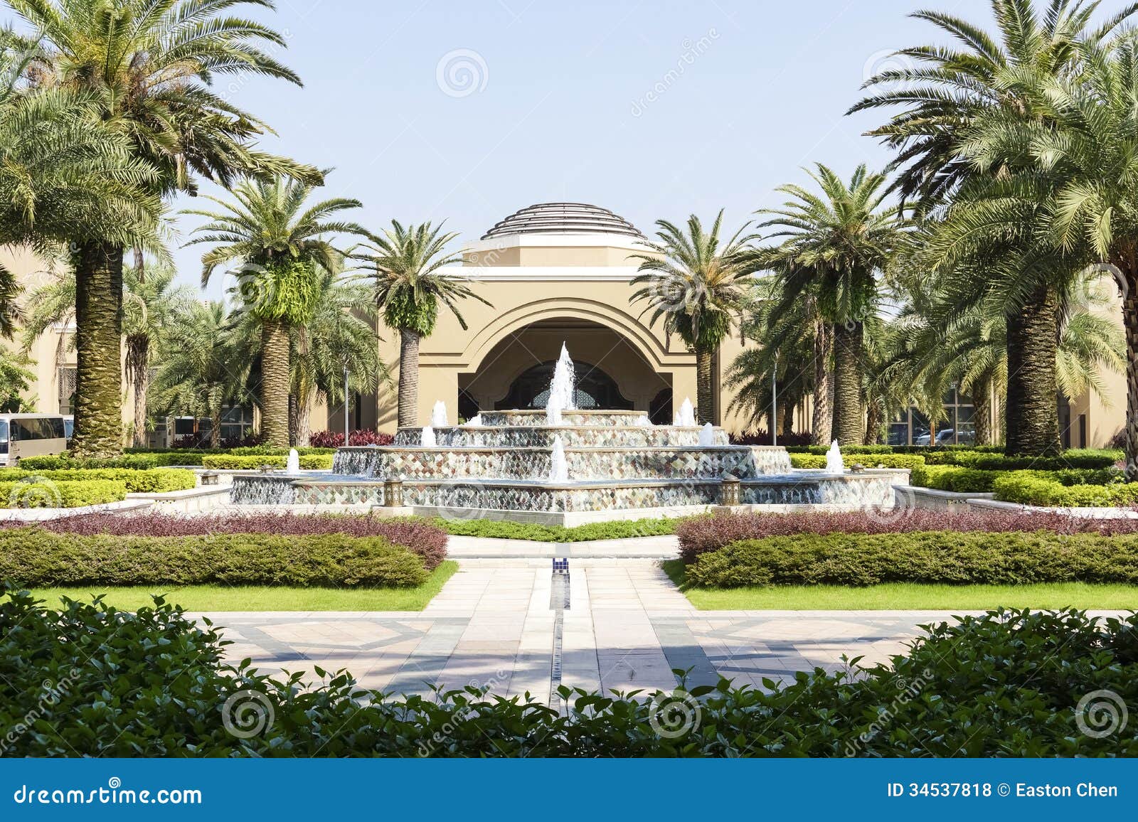 The hotel landscape stock photo. Image of greening, resort - 34537818