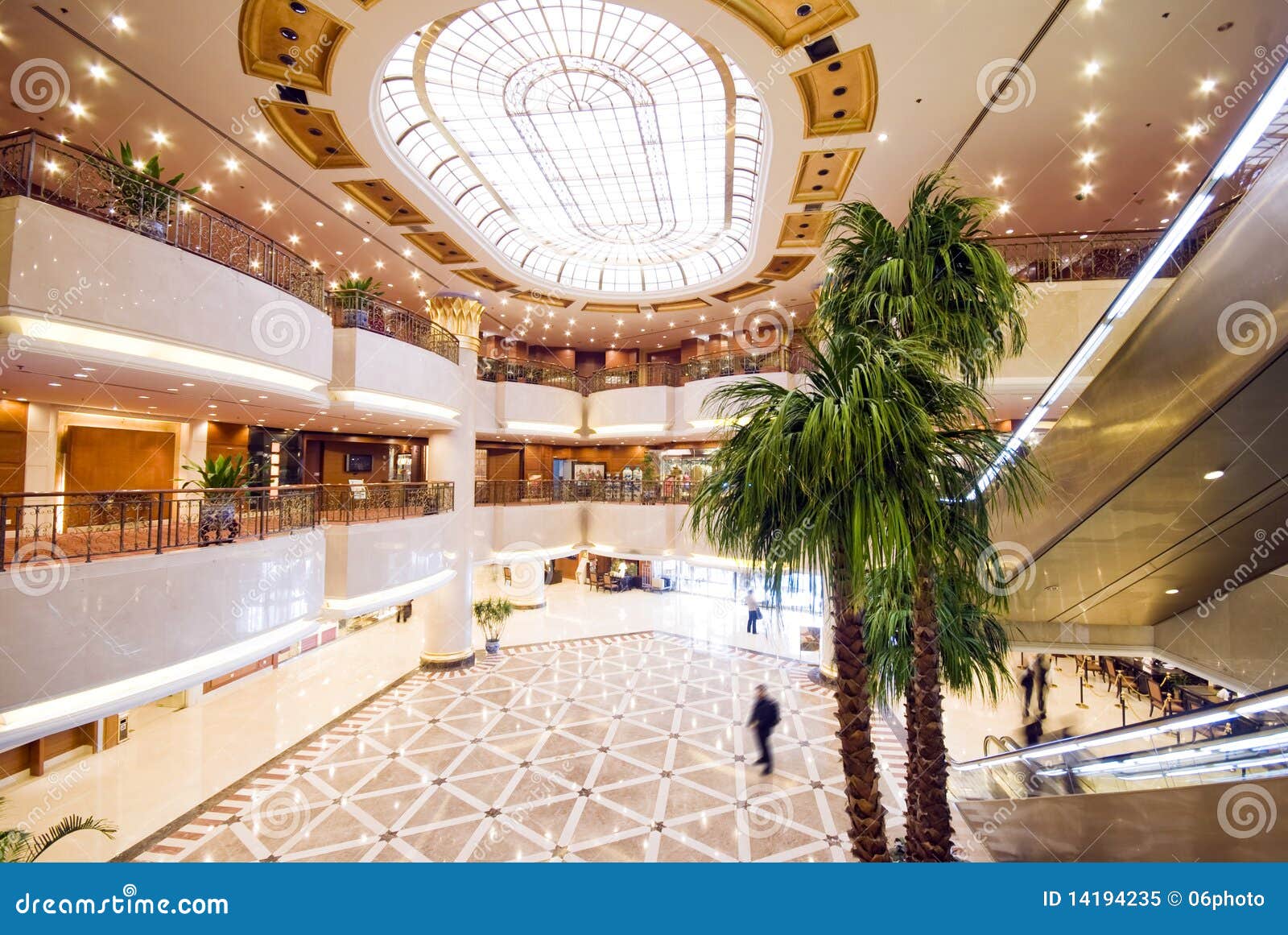 Hotel lobby stock image. Image of flowers, floor, lobby - 14194235