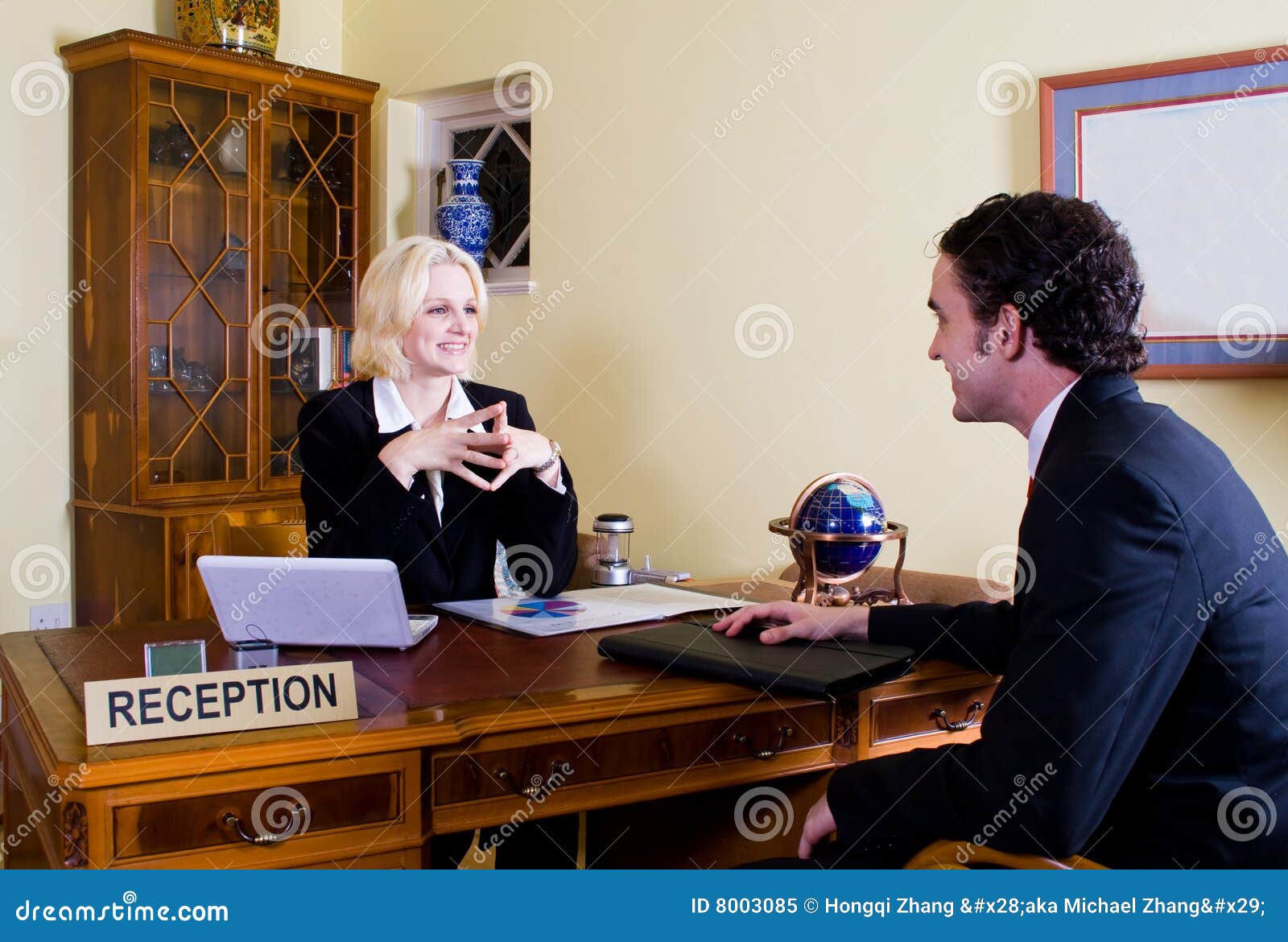 Hotel lobby manager stock image. Image of enjoy, looking - 8003085
