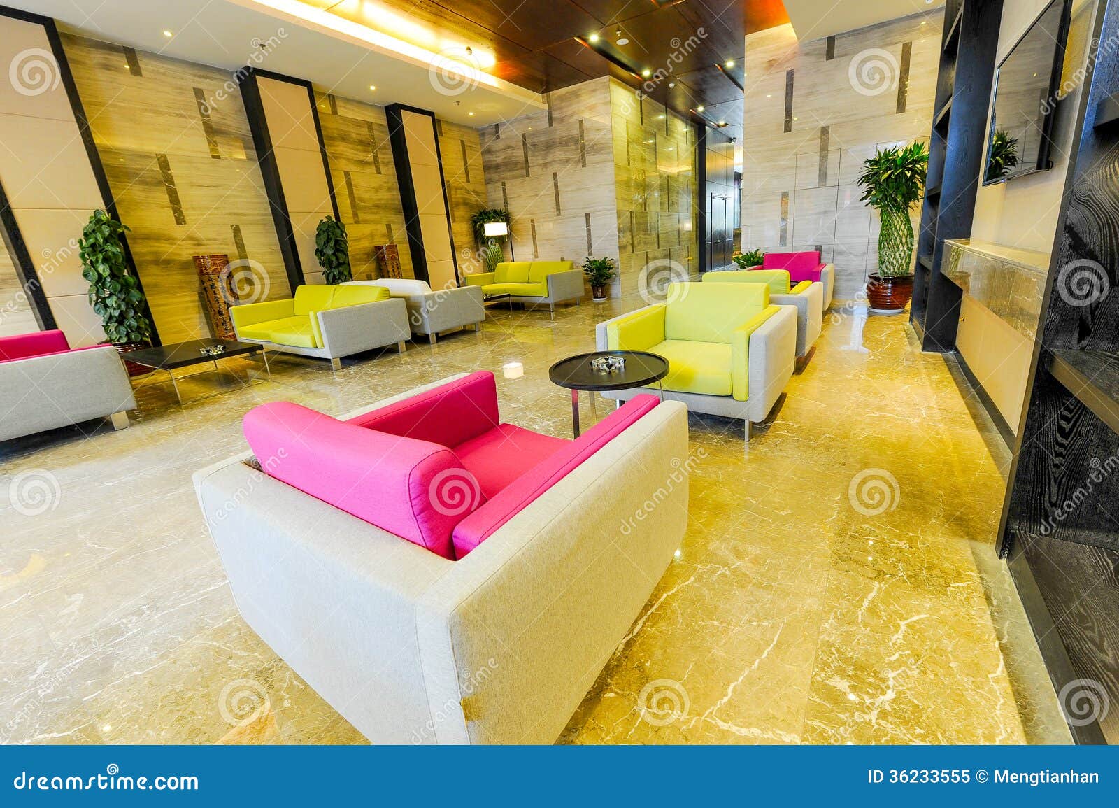 Hotel lobby stock image. Image of modern, class, hospitality - 36233555