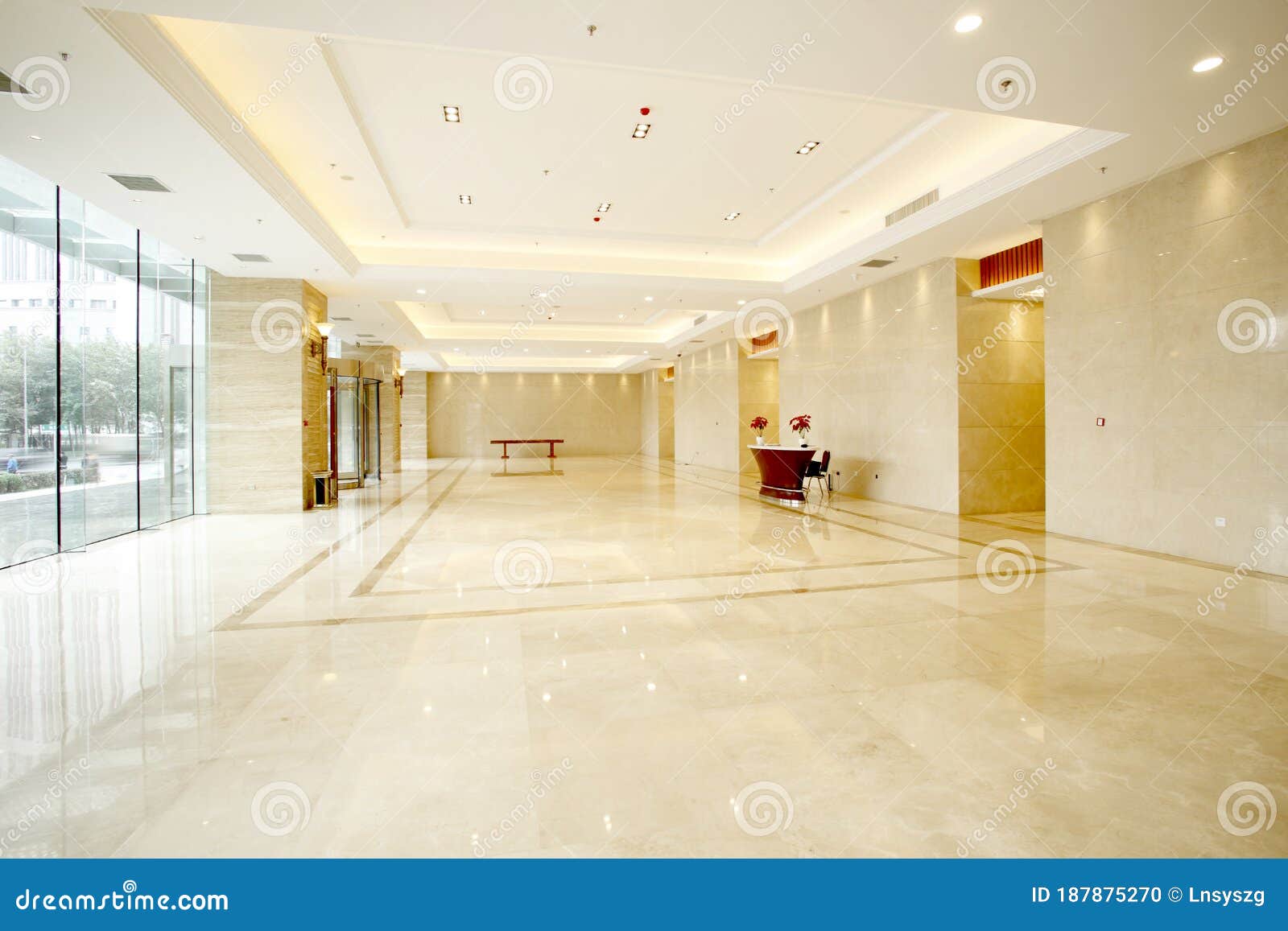 The hotel lobby stock photo. Image of liaoning, province - 187875270