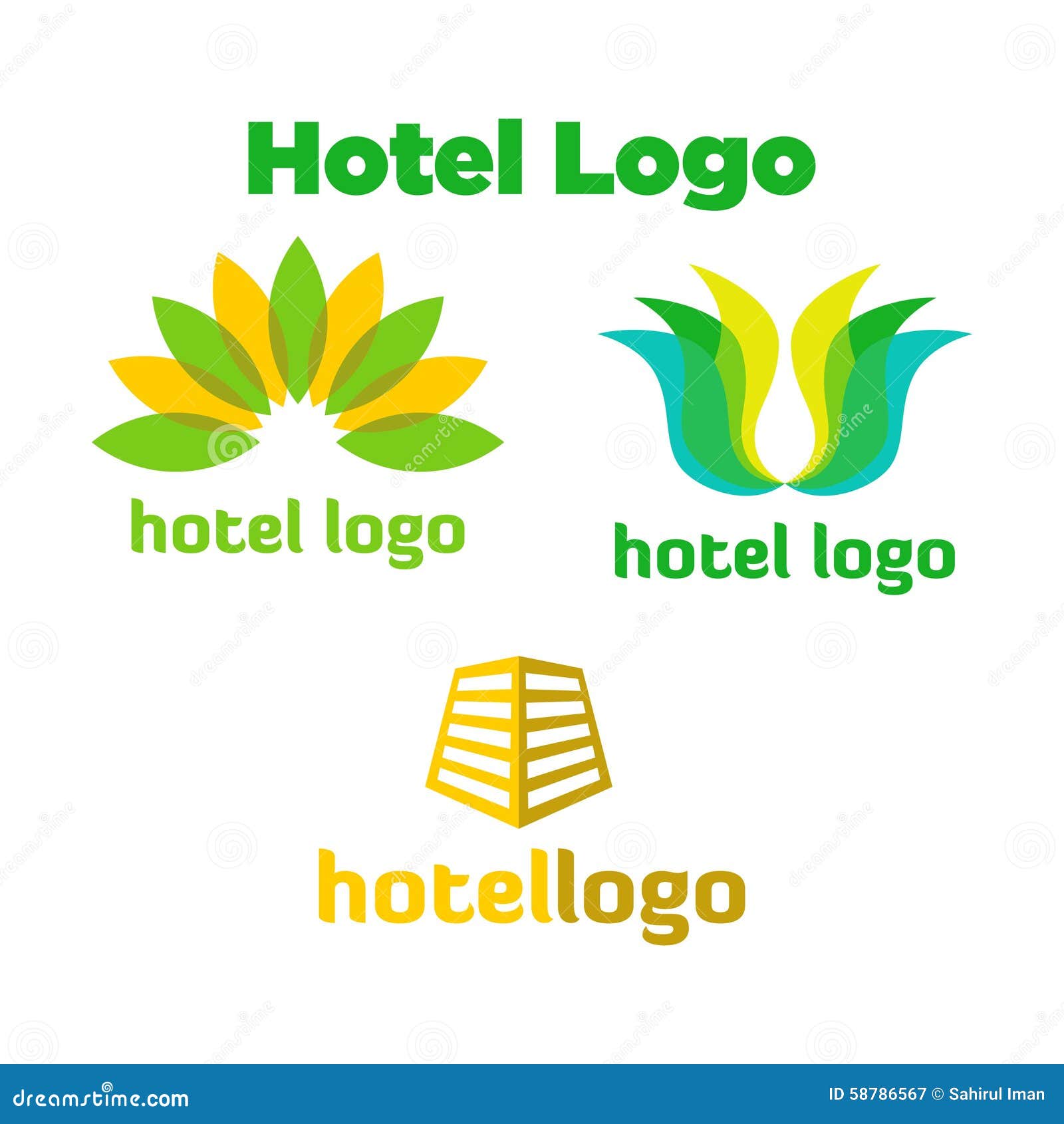 Hotel Logo Template stock vector. Illustration of journey - 58786567