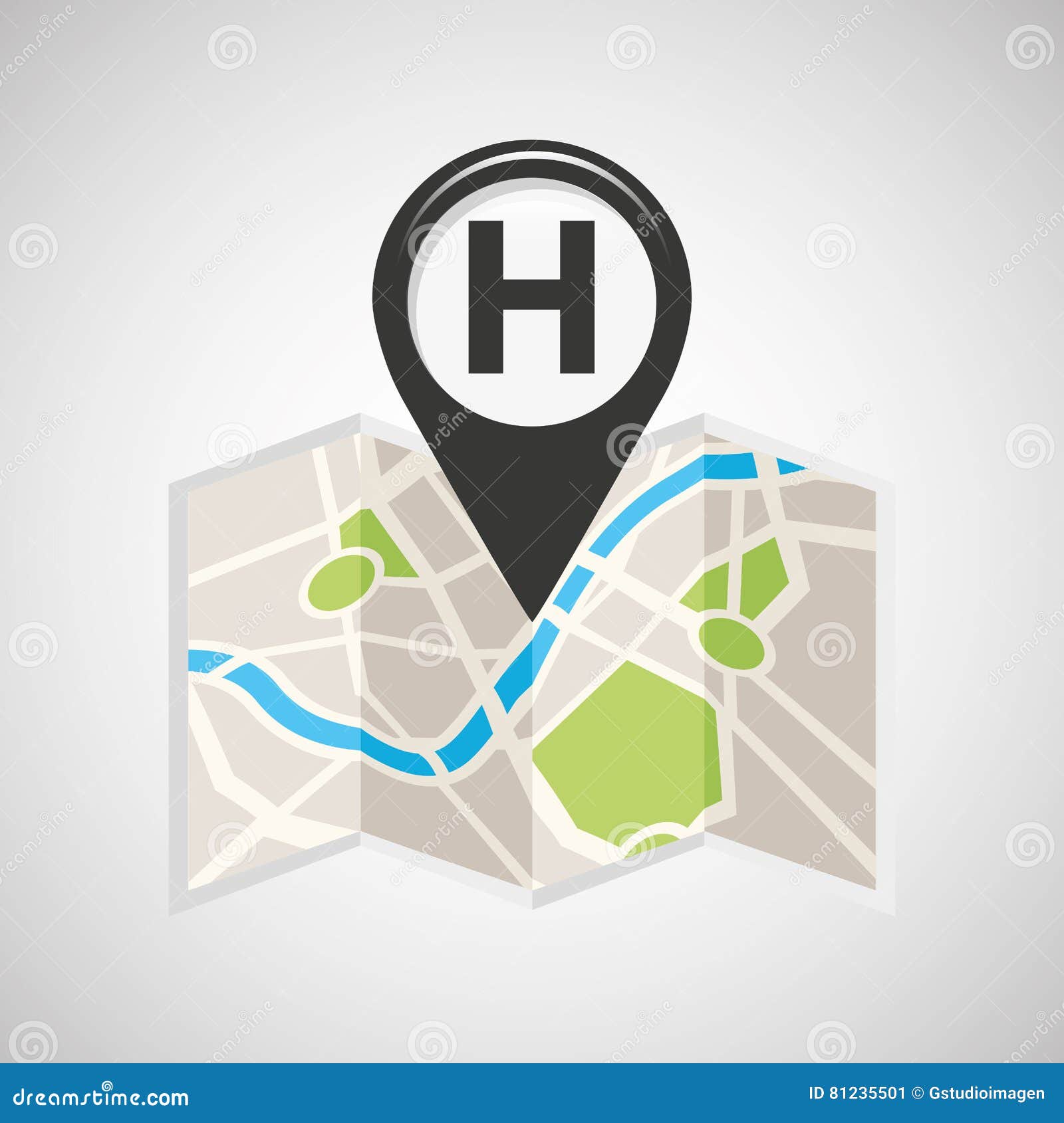 Hotel Map Pin Pointer Design Stock Vector - Illustration of marker ...