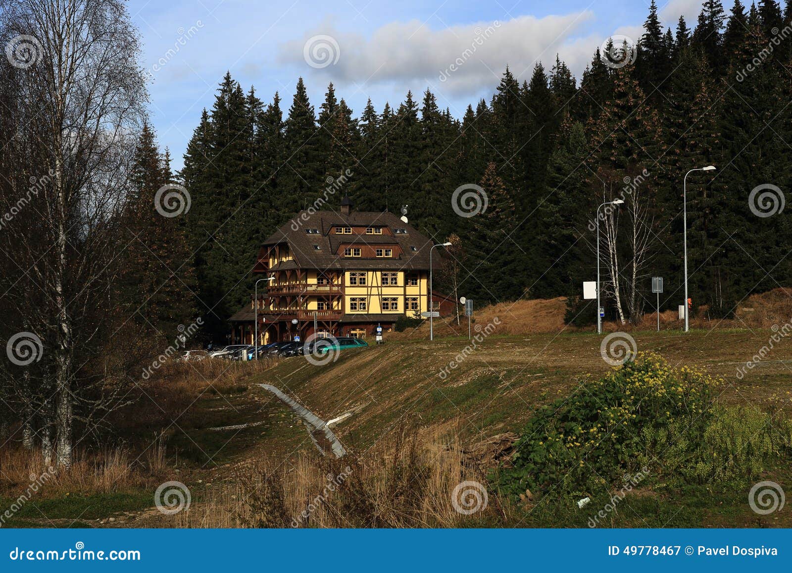 Hotel Modrava, Autumn Scenery in the Vicinity of Modrava, Czech ...