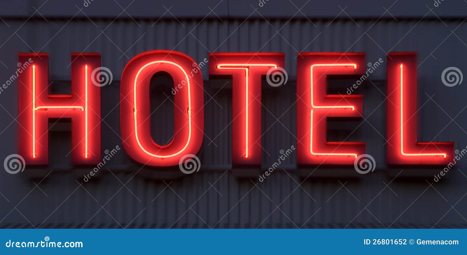 Hotel Neon sign stock photo. Image of glowing, travelogue - 26801652
