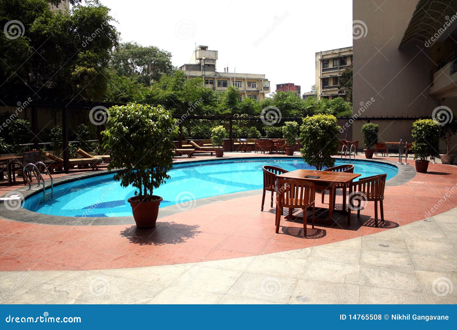 Hotel Poolside stock photo. Image of summertime, swimming - 14765508