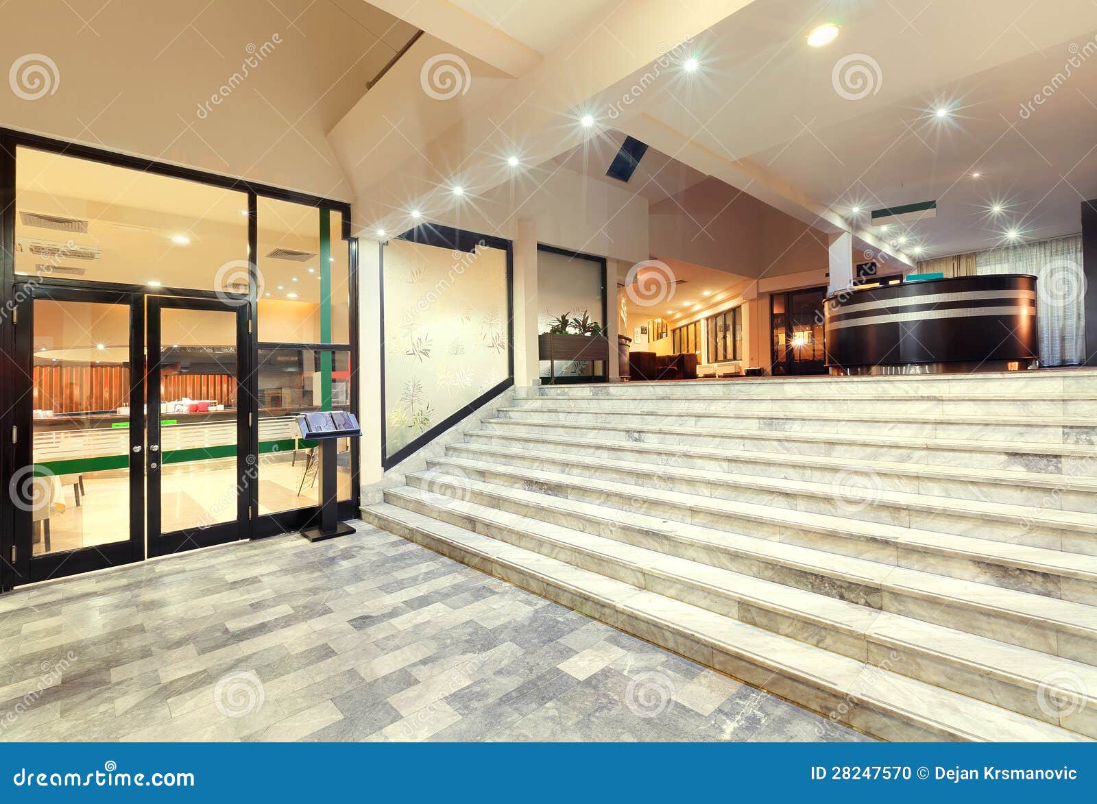 Hotel reception stock photo. Image of walls, entrance - 28247570