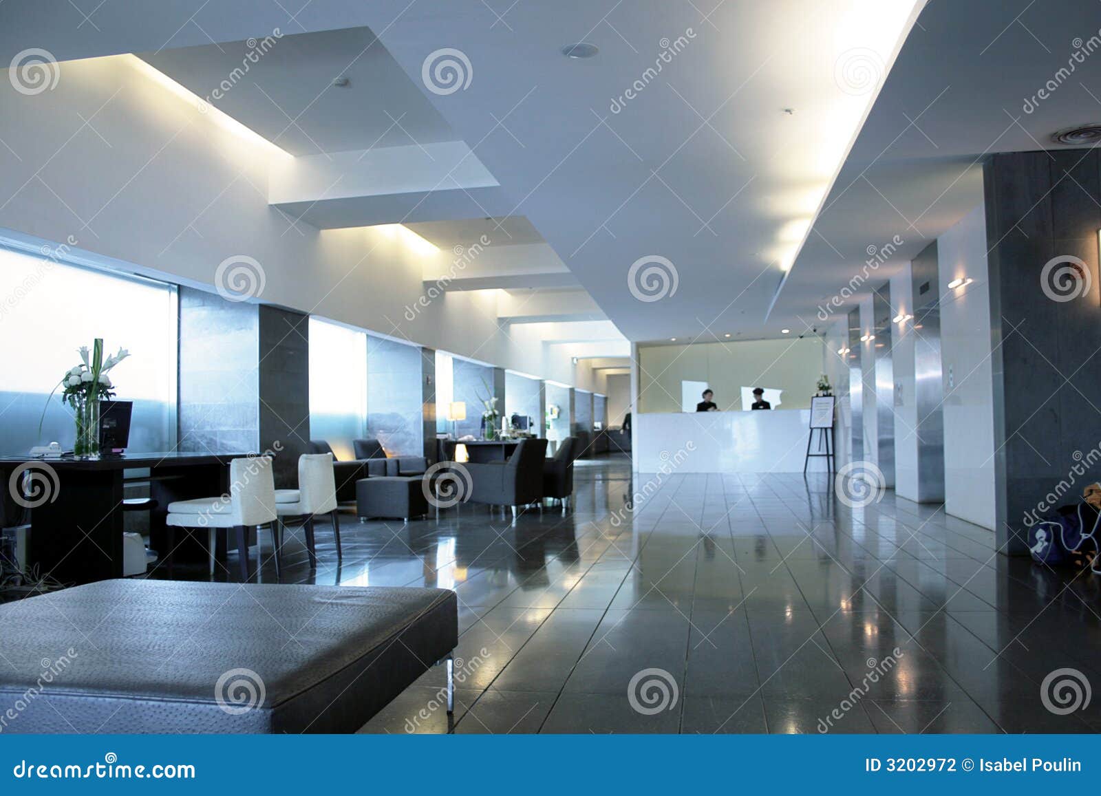 Hotel reception stock photo. Image of lobby, corporate - 3202972