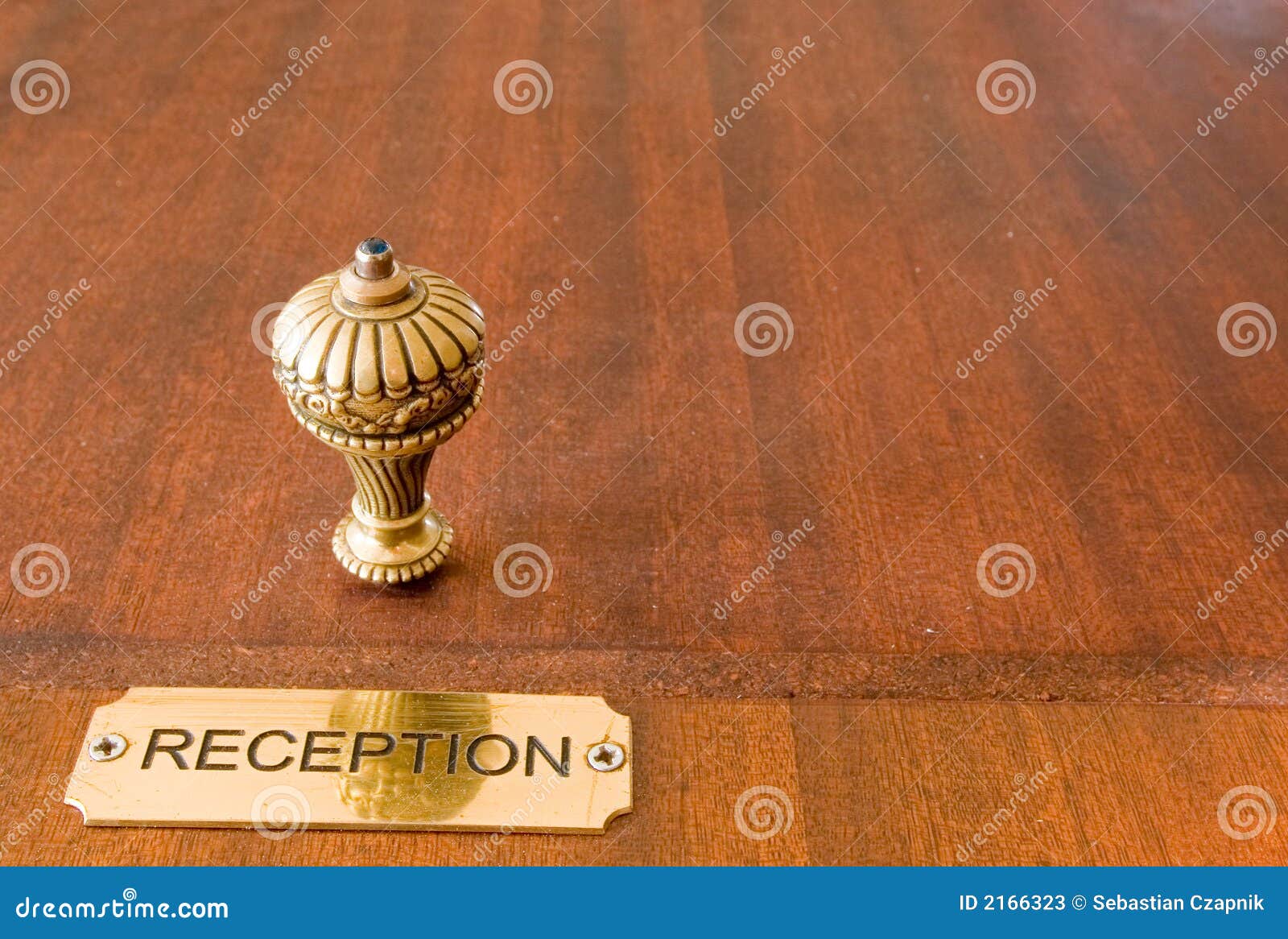 Hotel reception bell stock image. Image of service, reception - 2166323