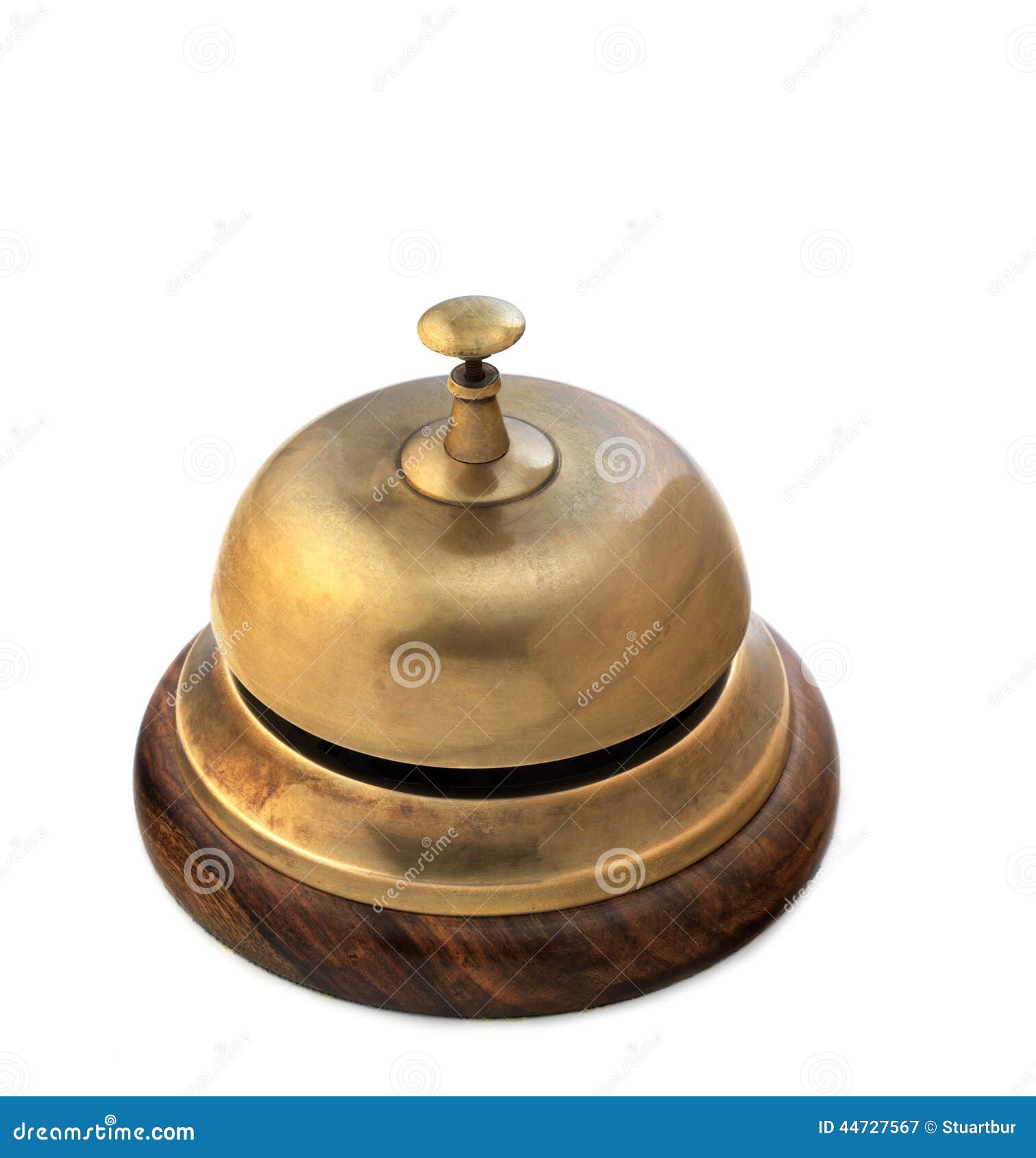 Hotel Reception Bell stock image. Image of gold, help - 44727567