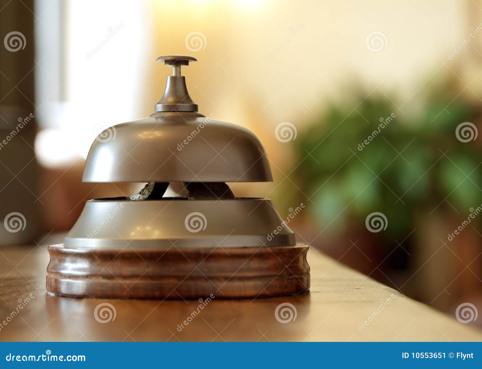 Hotel Reception Service Bell Stock Image - Image of colour, lobby: 10553651