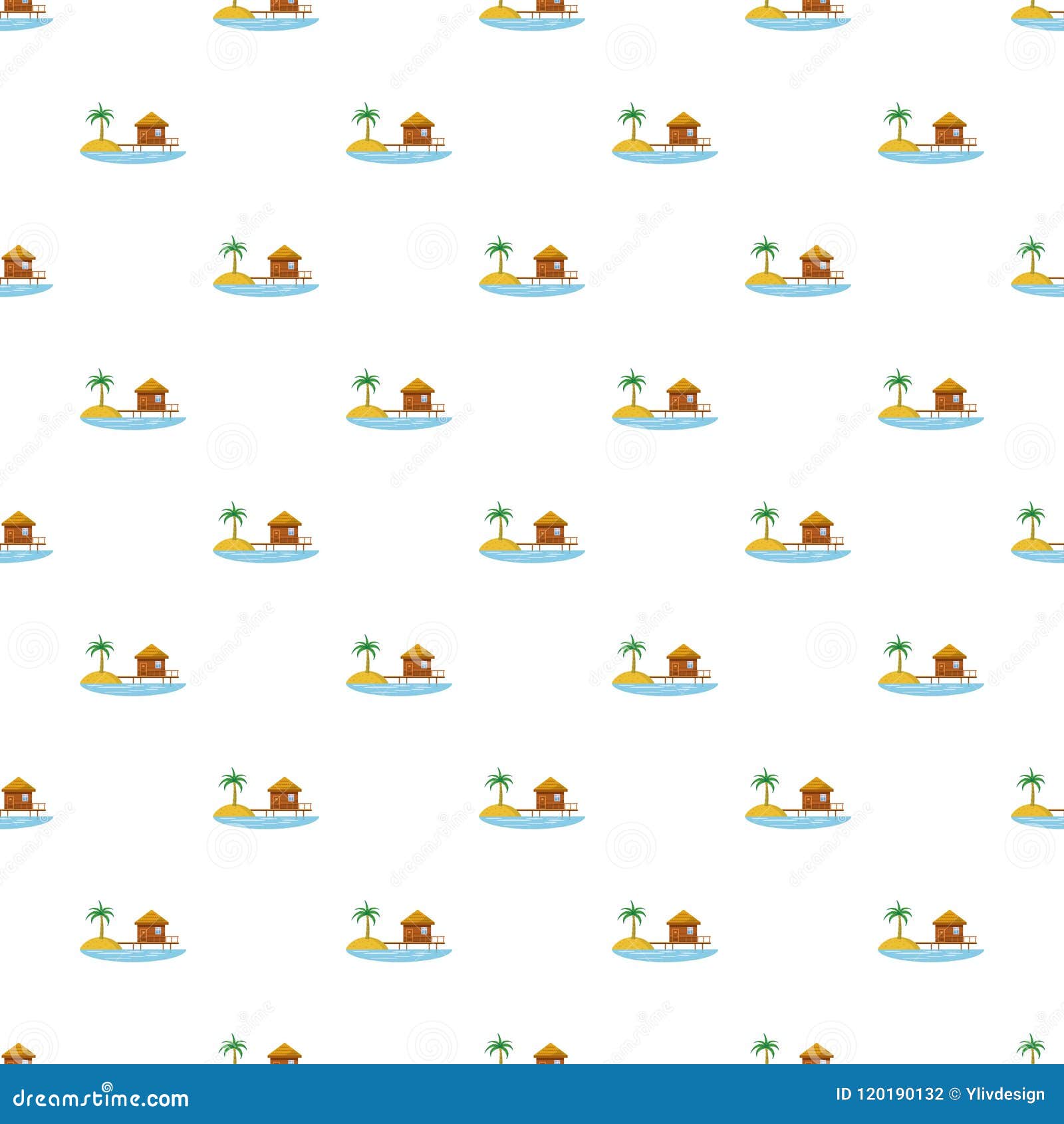 Hotel resort pattern stock vector. Illustration of holiday - 120190132