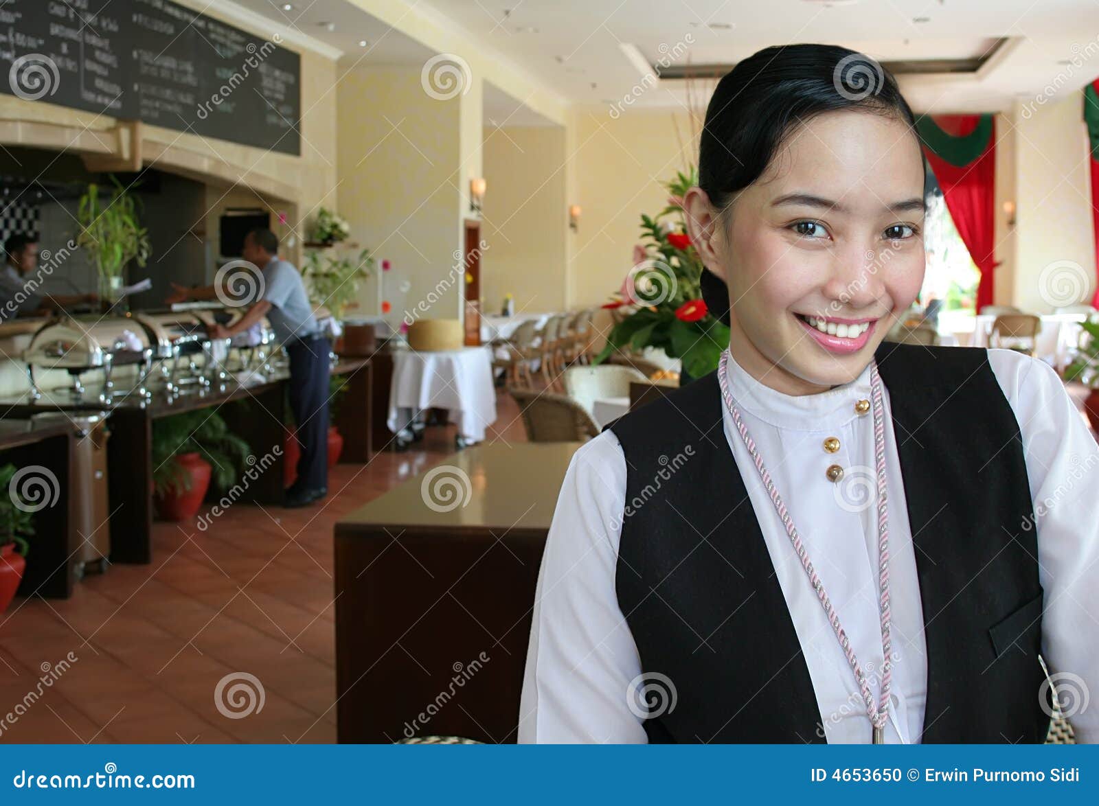 Hotel restaurant staff stock photo. Image of hotel, employee - 4653650