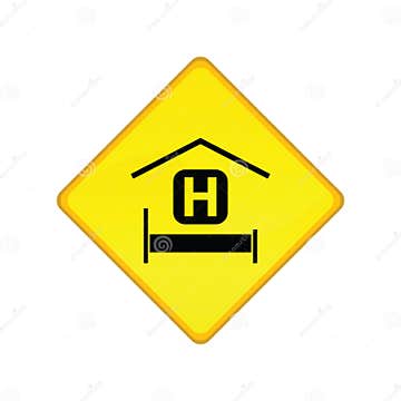 Hotel road sign stock vector. Illustration of sign, rest - 6356403