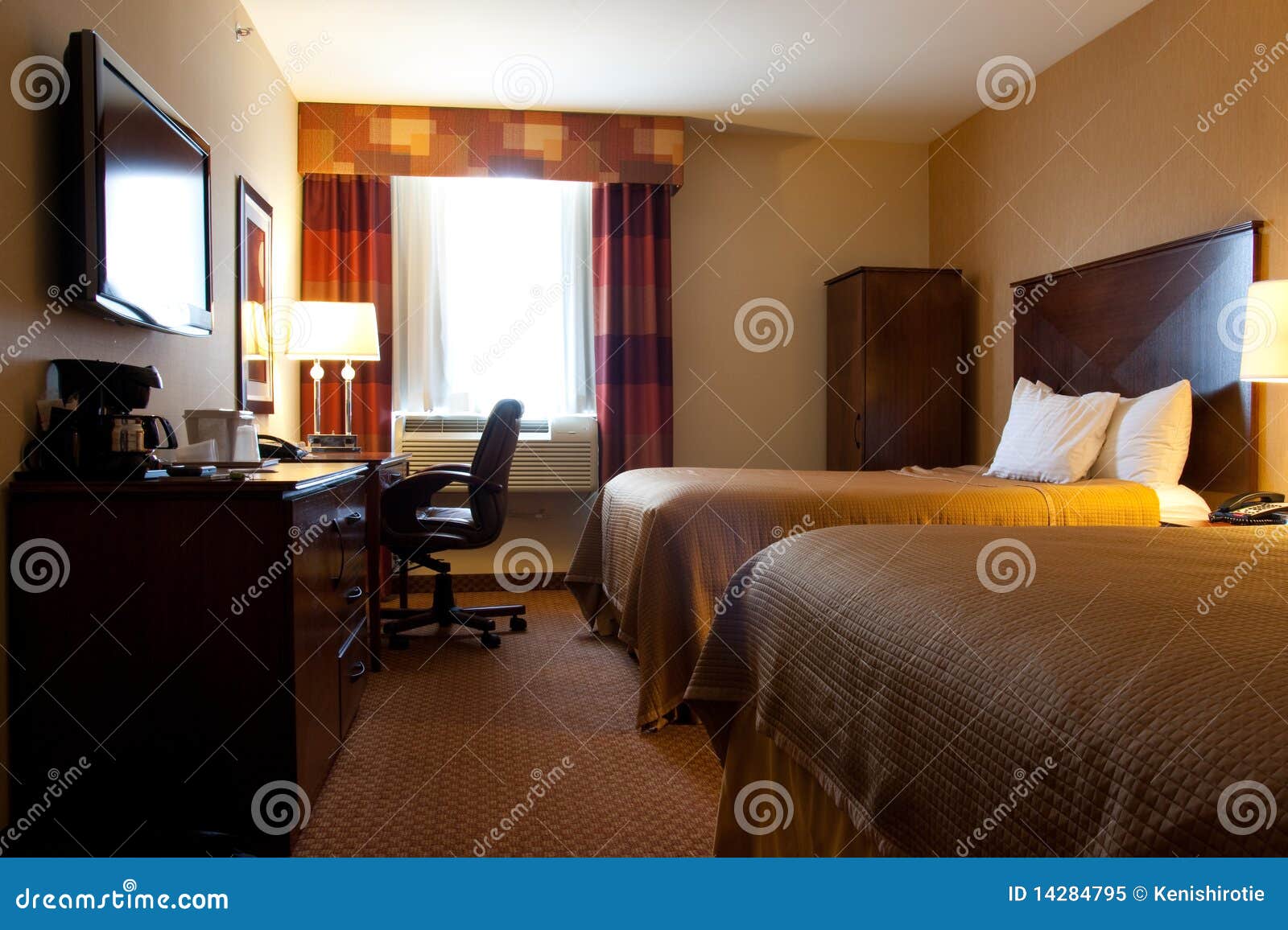 Hotel room stock image. Image of spacious, comfortable - 14284795