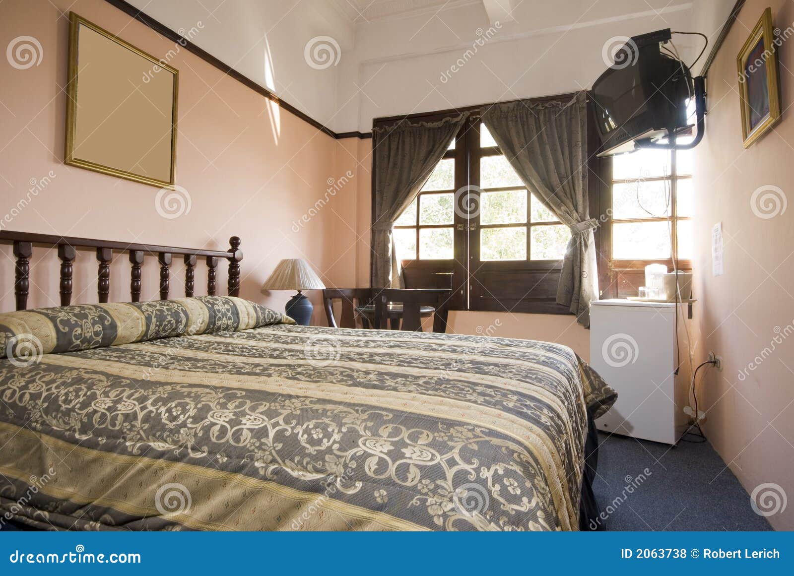 Hotel room stock photo. Image of hospitality, basic, budget - 2063738