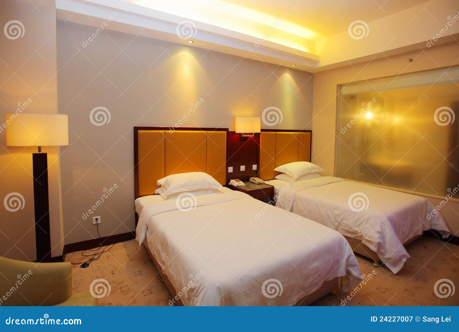 Hotel room stock image. Image of modern, color, interior - 24227007