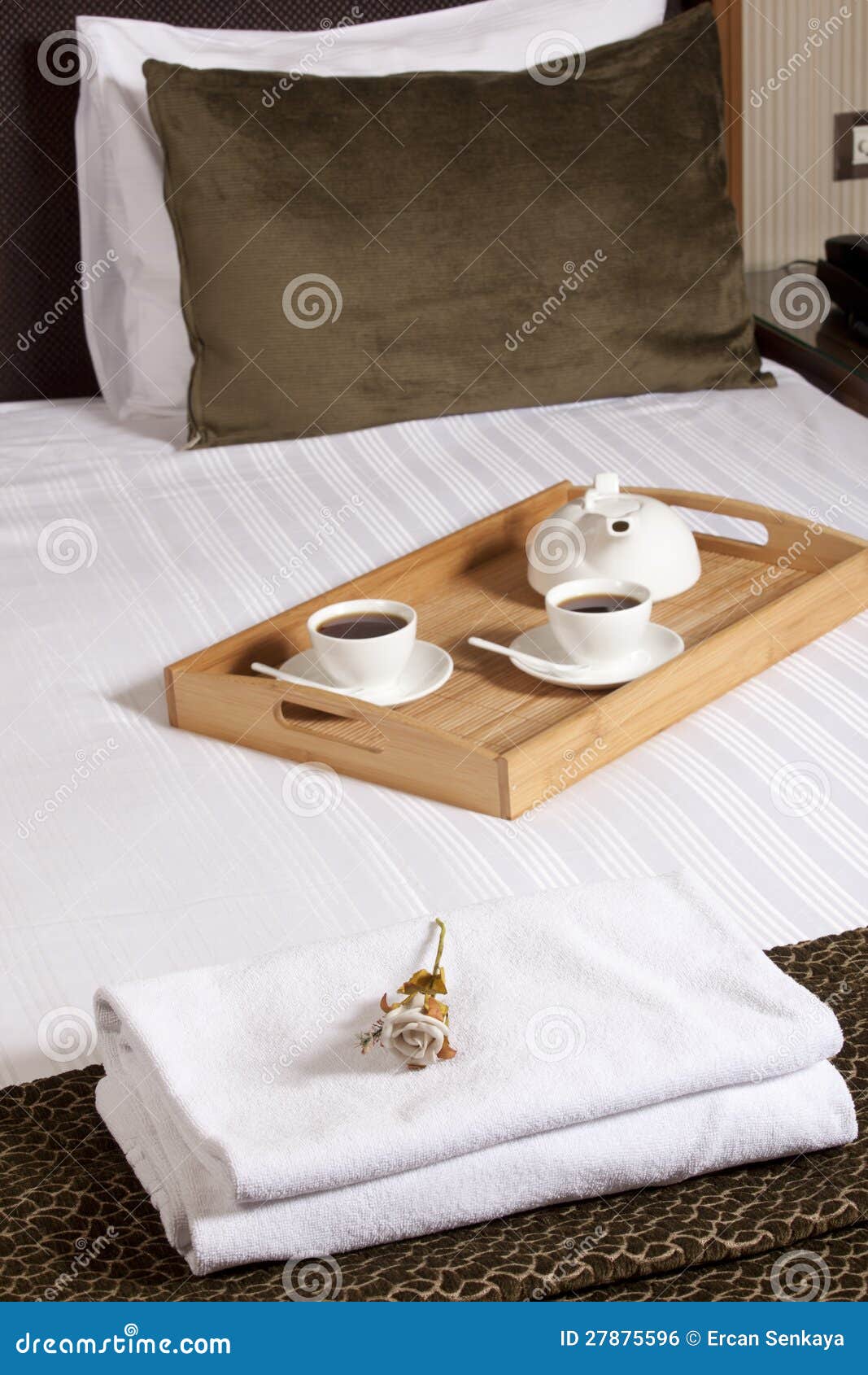 Hotel room stock photo. Image of coffee, drink, inside - 27875596