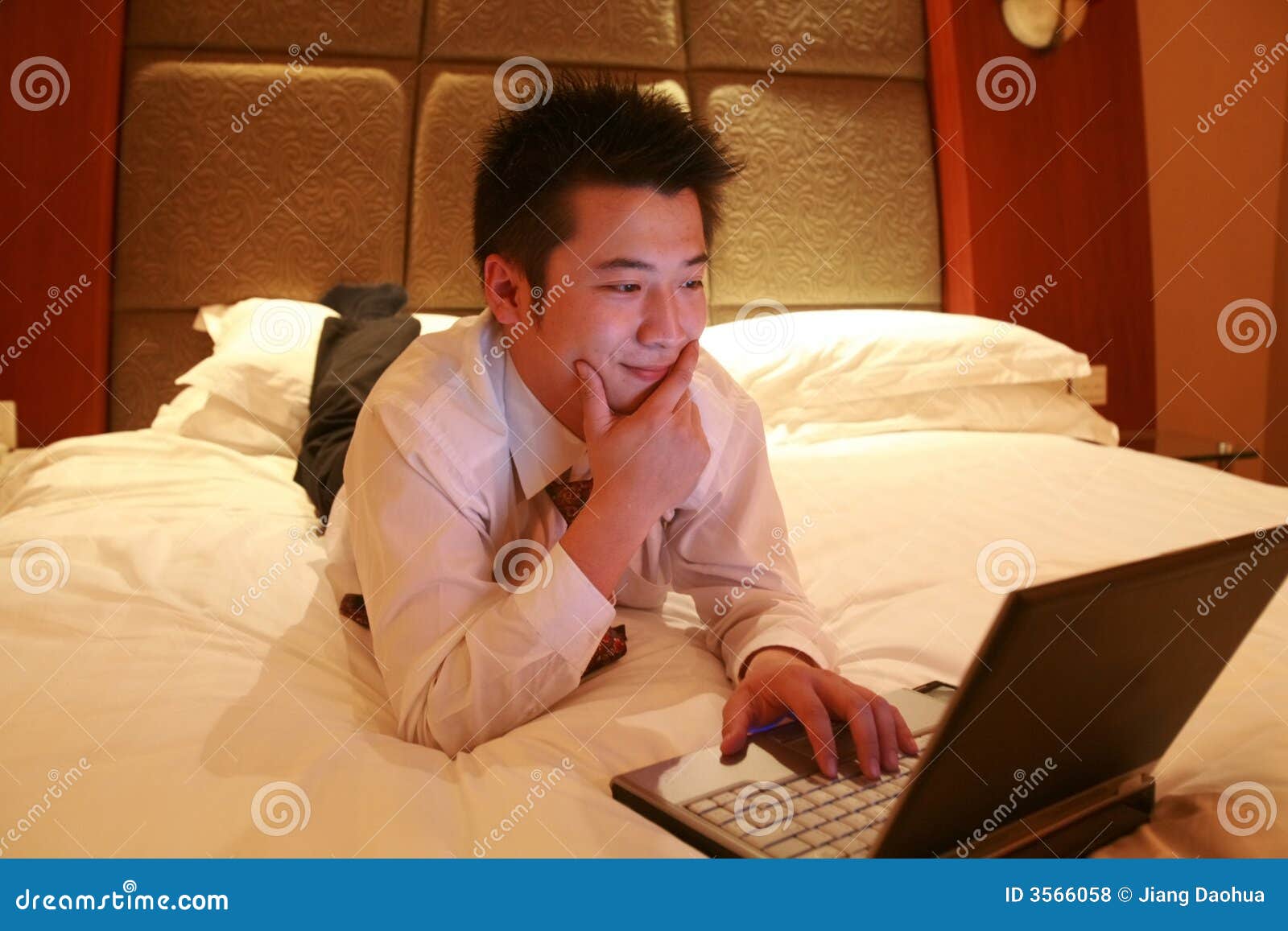 Hotel room stock photo. Image of computer, hotel, white - 3566058