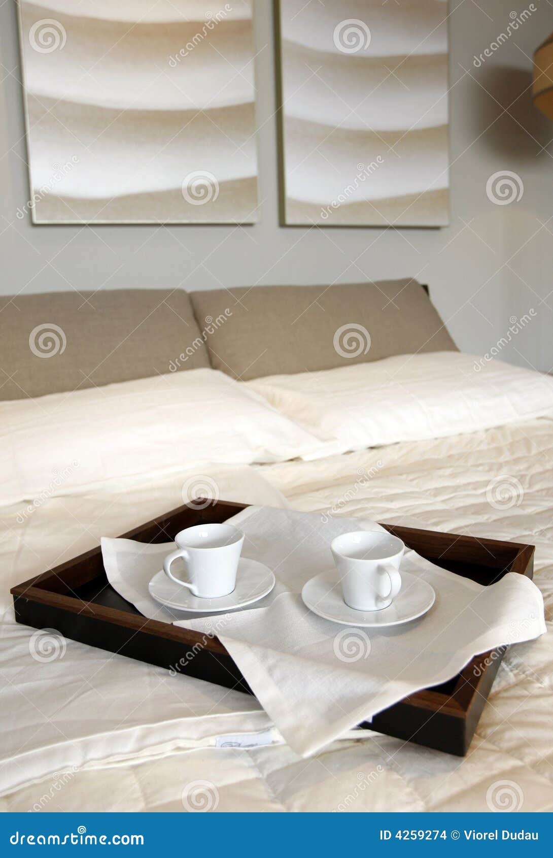 Hotel room stock photo. Image of dishware, hotel, cups - 4259274