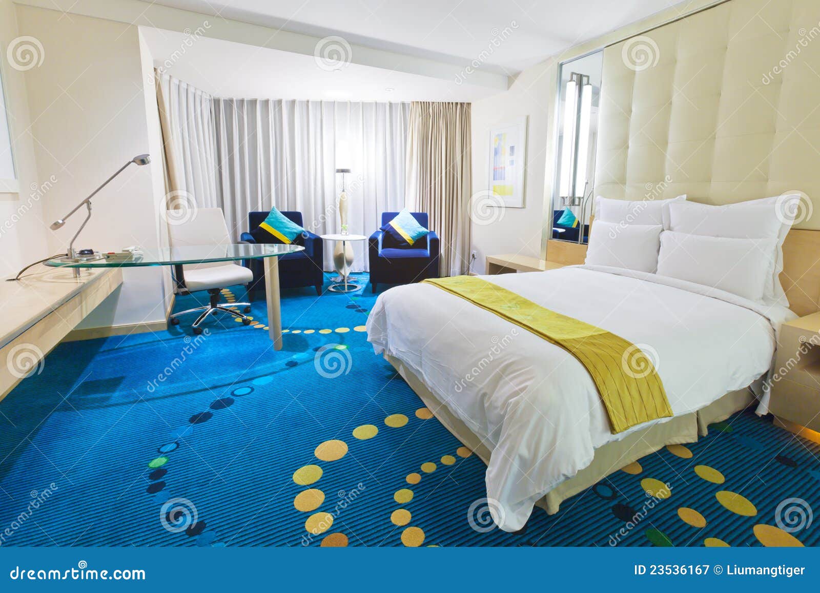 Hotel room 5 stock image. Image of decor, empty, night - 23536167