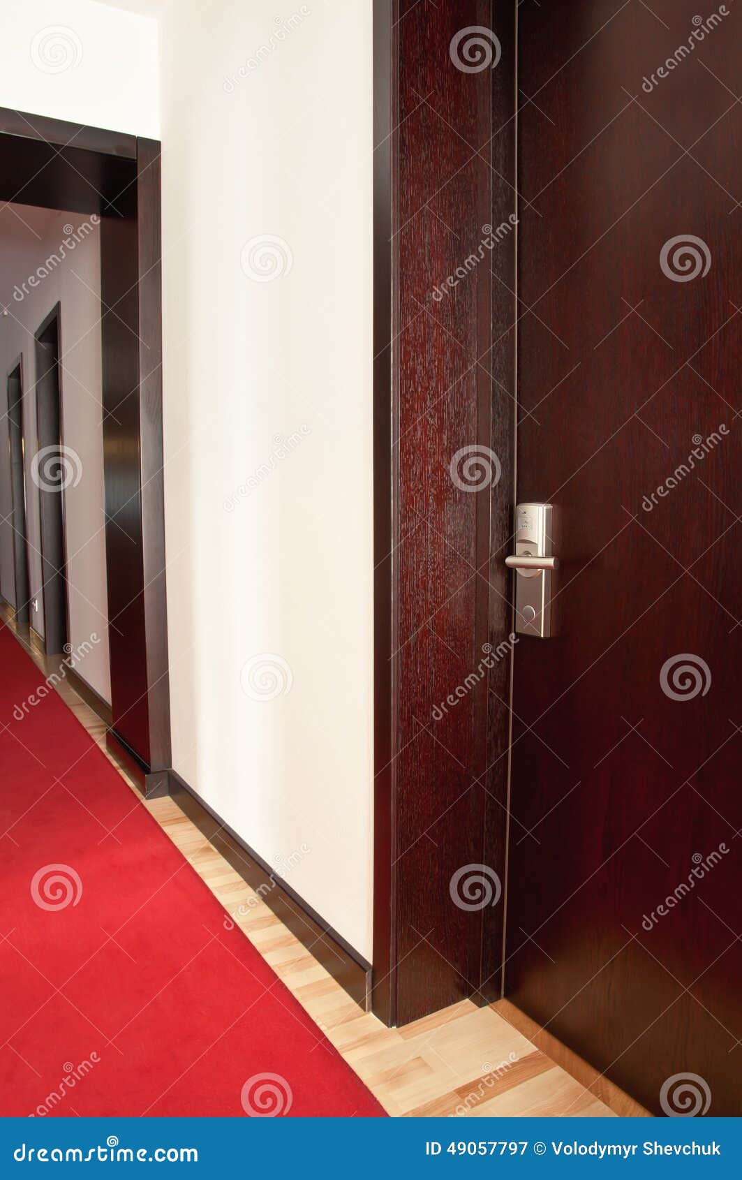 Hotel room door stock image. Image of corridor, locations - 49057797