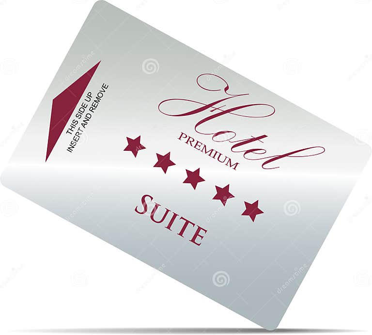 Hotel room key card stock vector. Illustration of exclusive - 24135768